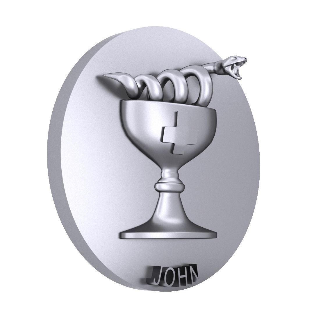 Symbols of the Apostles - JOHN 3D model | CGTrader