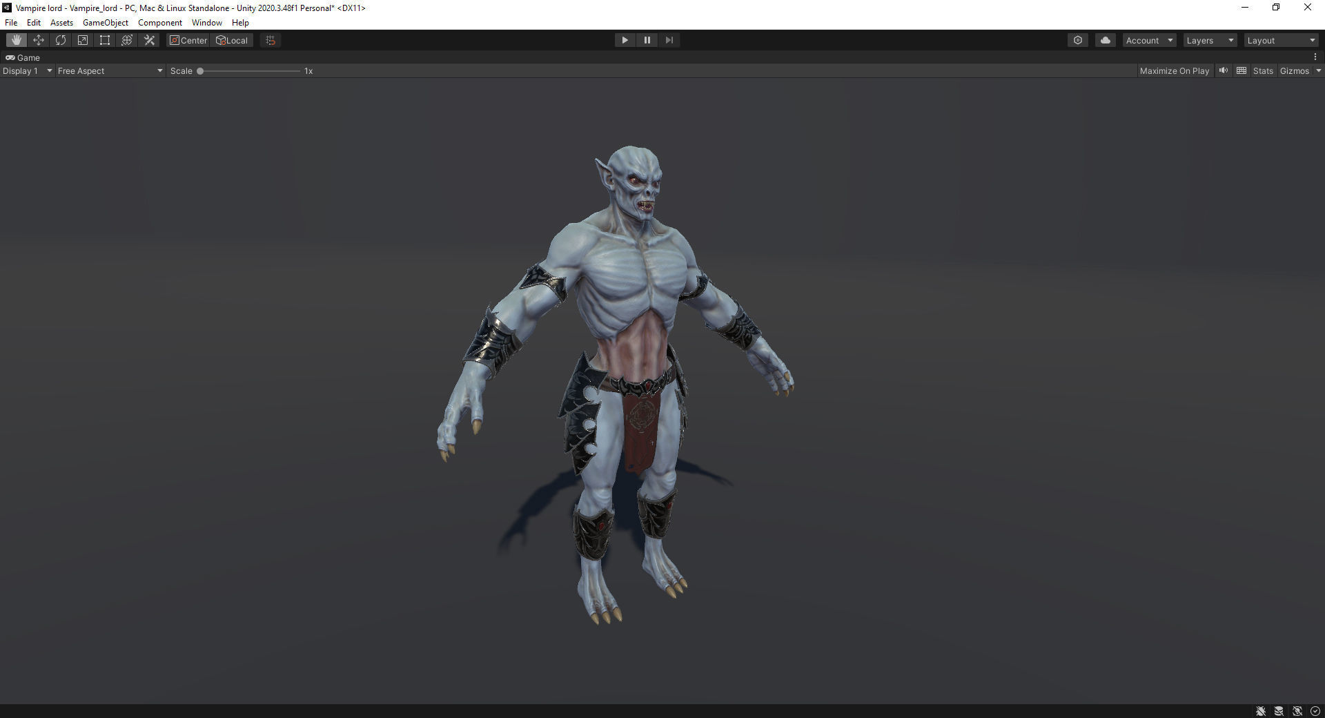 3D model Vampire lord VR / AR / low-poly | CGTrader