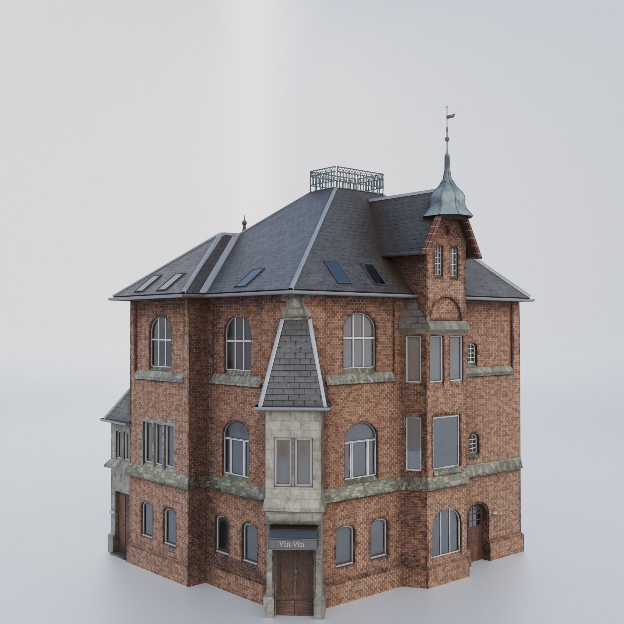 3D model Danish Houses Pack VR / AR / low-poly | CGTrader