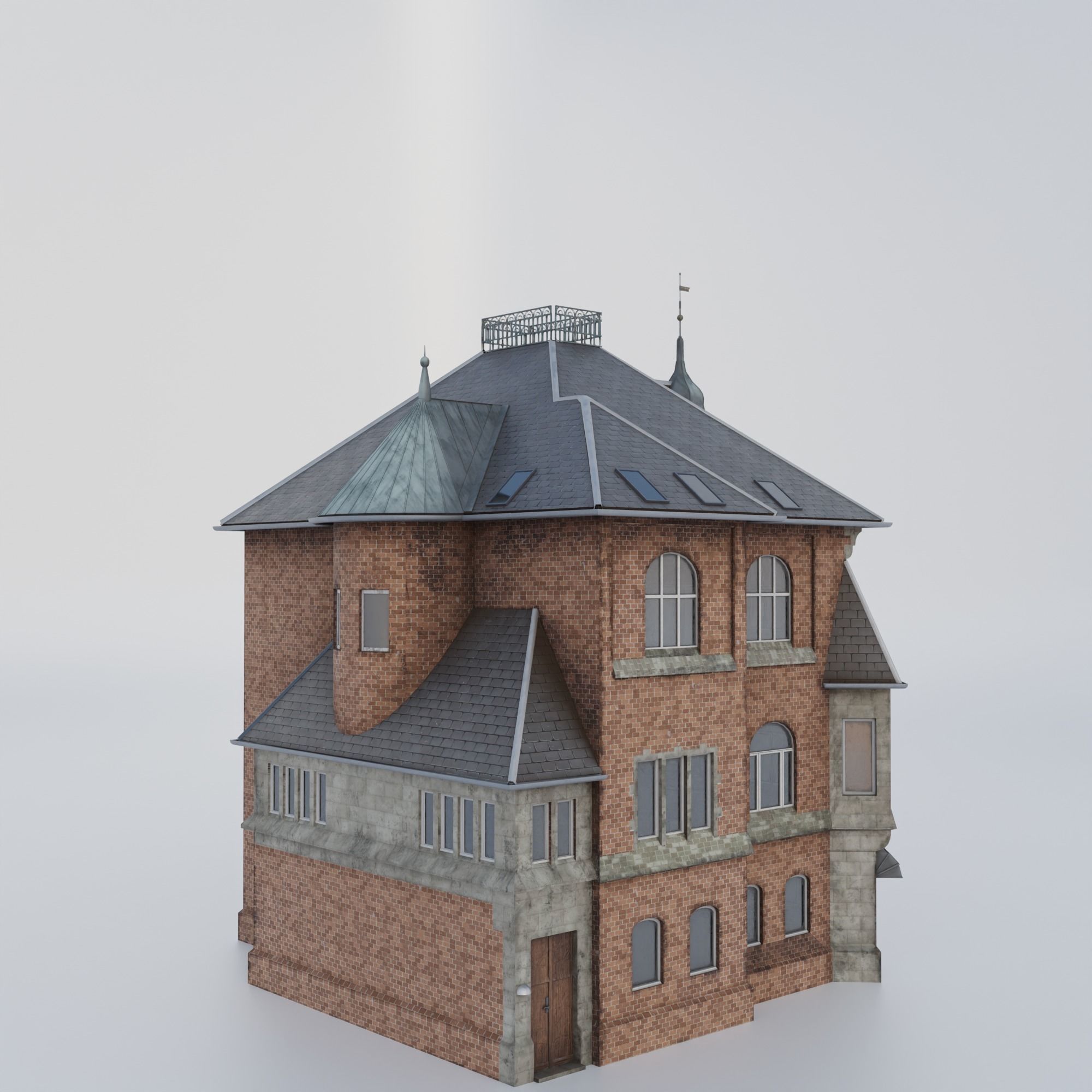 3D model Danish Houses Pack VR / AR / low-poly | CGTrader