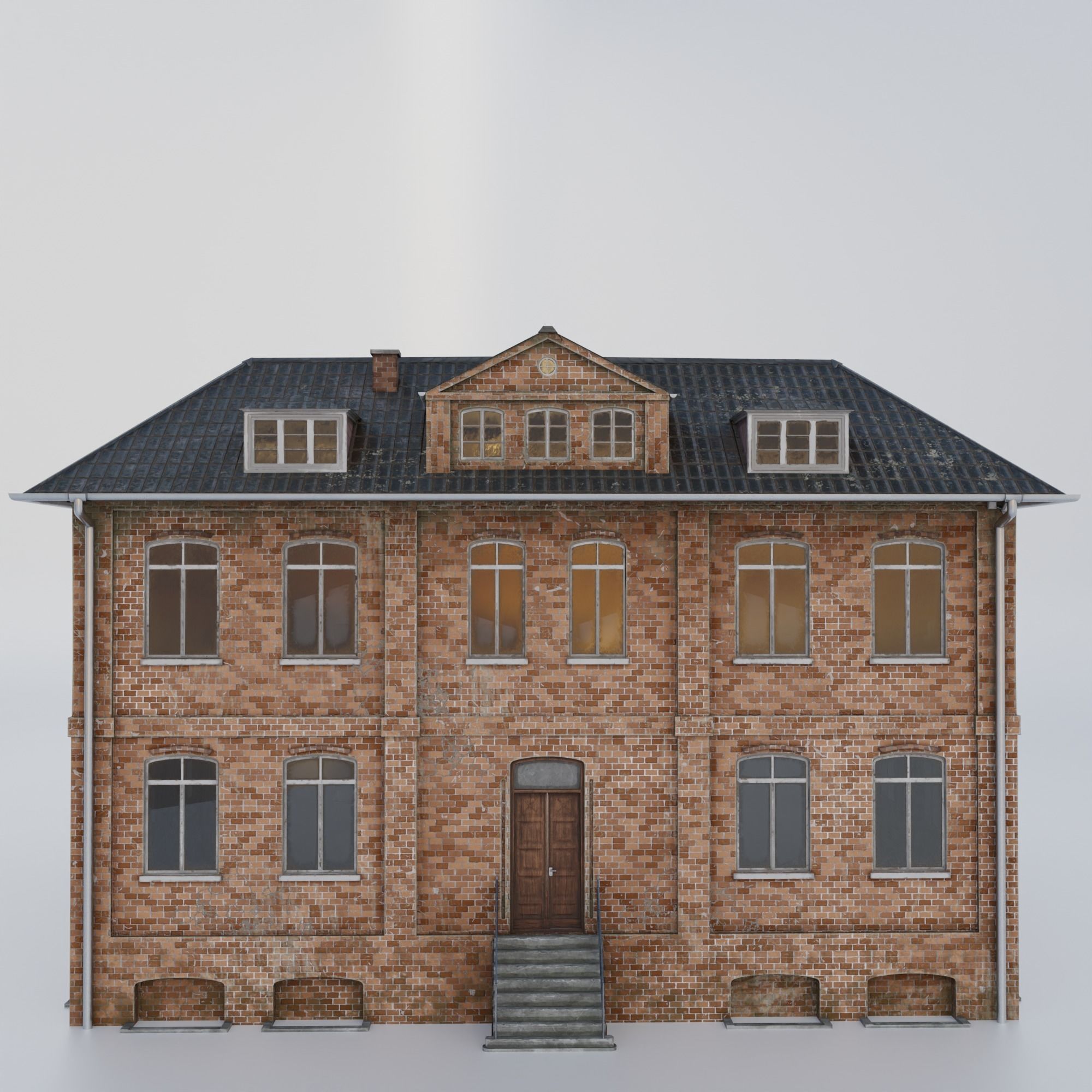 3D model Danish Houses Pack VR / AR / low-poly | CGTrader