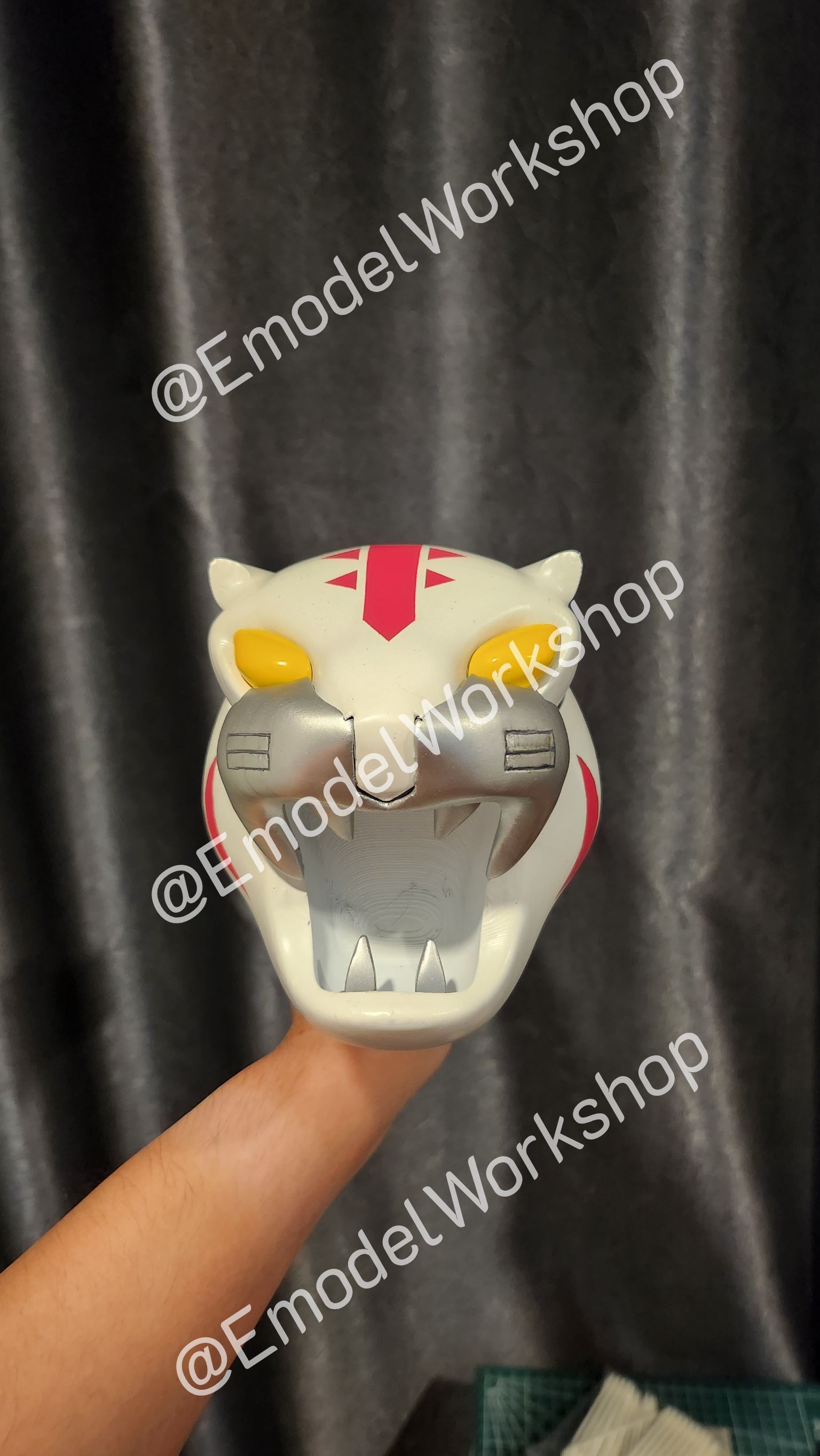White Tiger Baton 3D Print for cosplay 3D model 3D printable | CGTrader