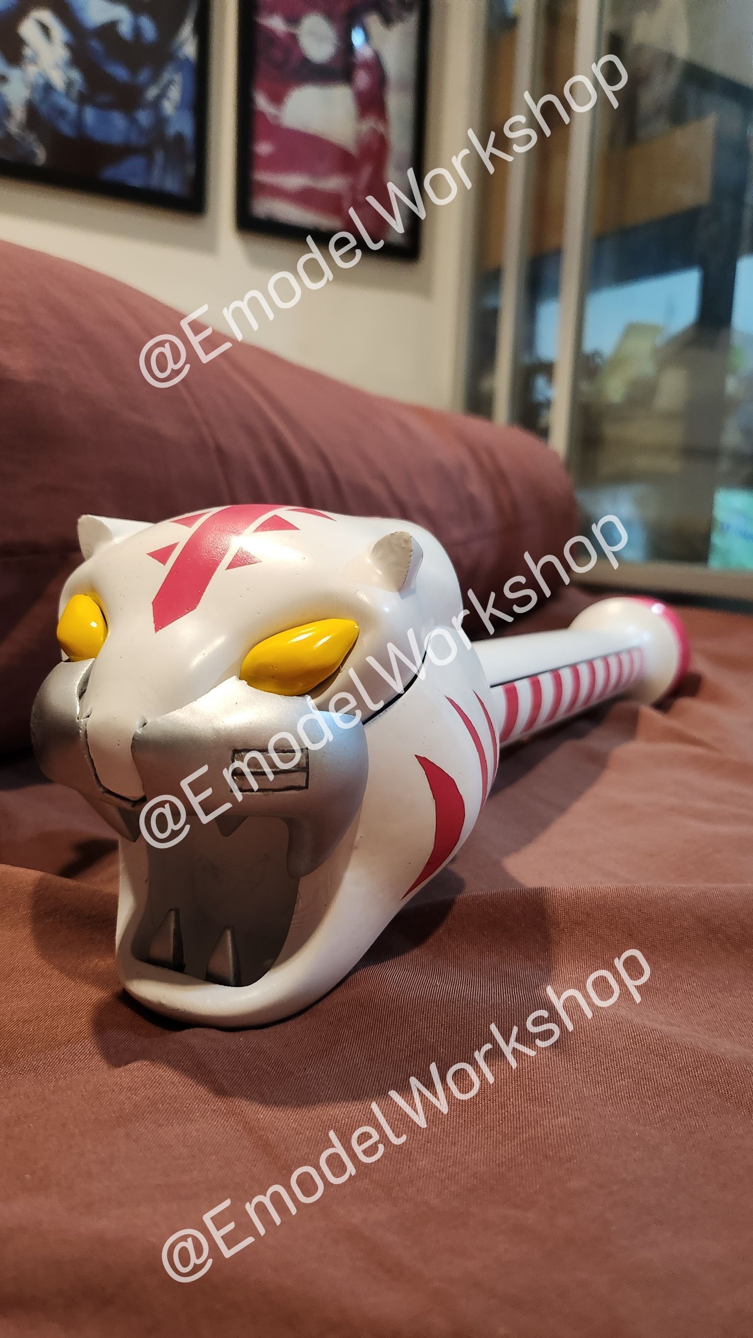 White Tiger Baton 3D Print for cosplay 3D model 3D printable | CGTrader