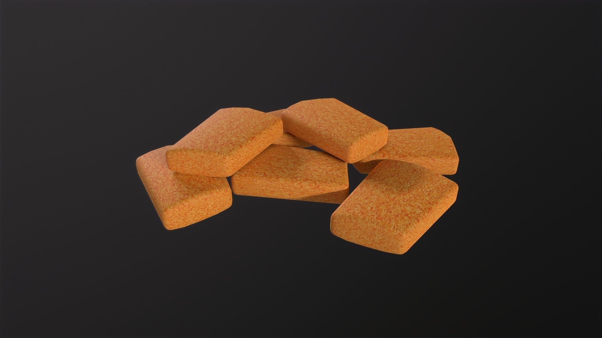 3D model Chicken nuggets 3D Model VR / AR / low-poly | CGTrader