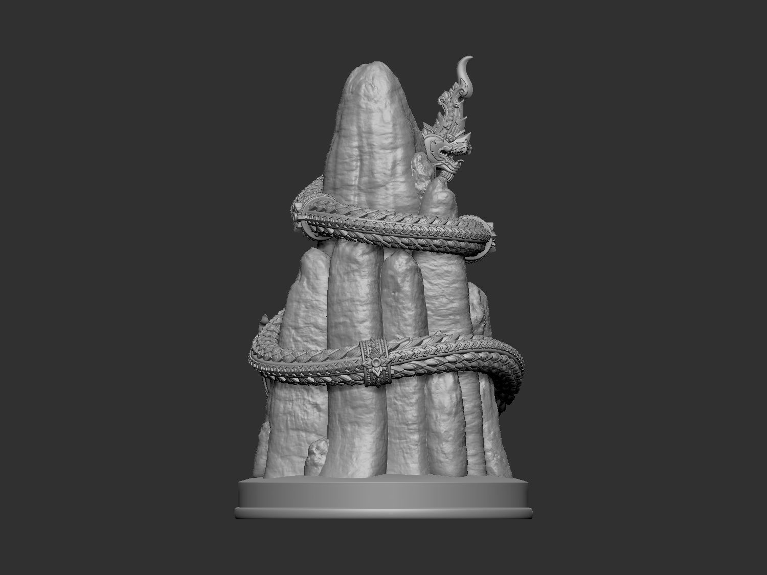 King of Naga 3D model 3D printable | CGTrader