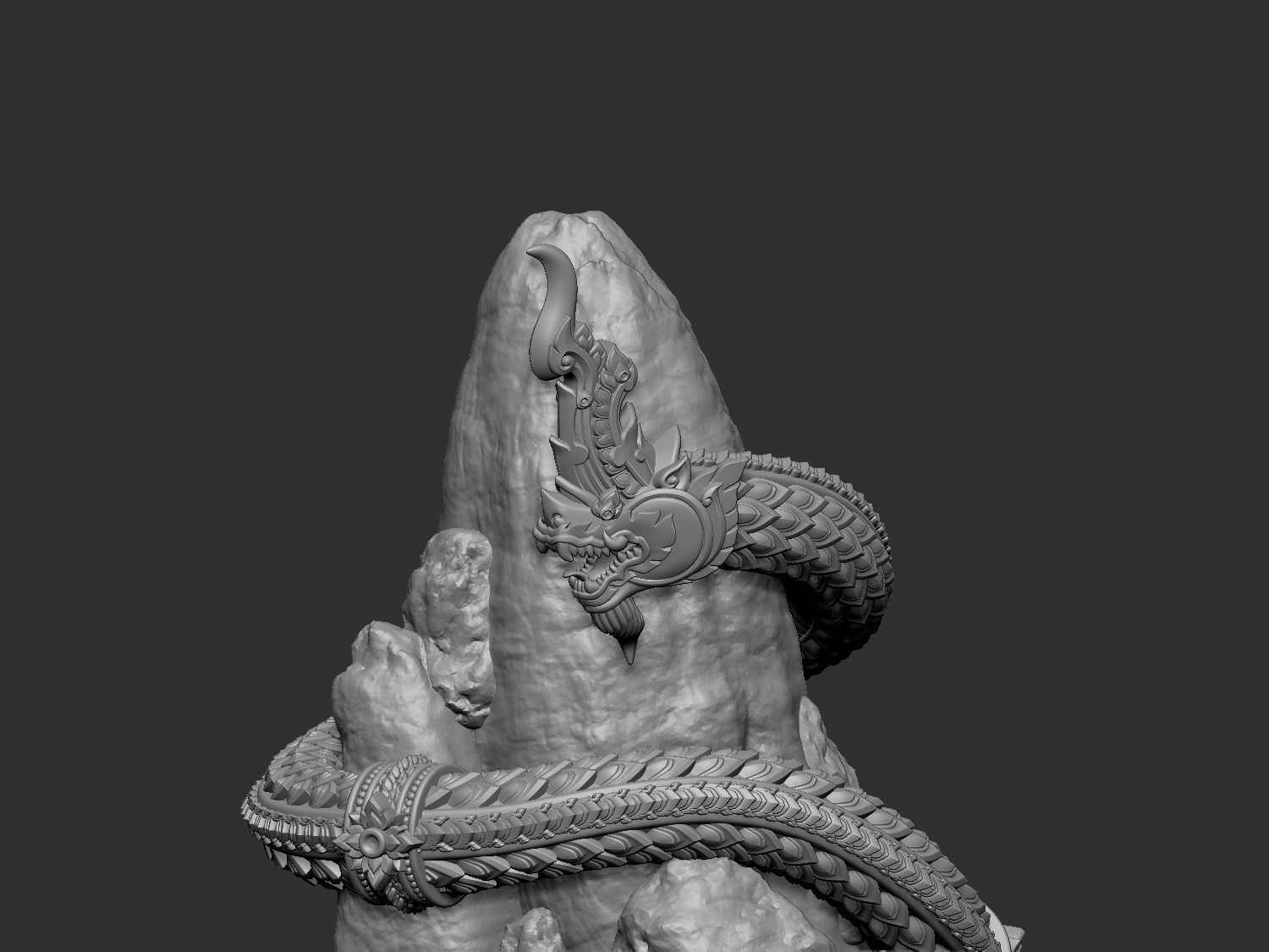 King of Naga 3D model 3D printable | CGTrader