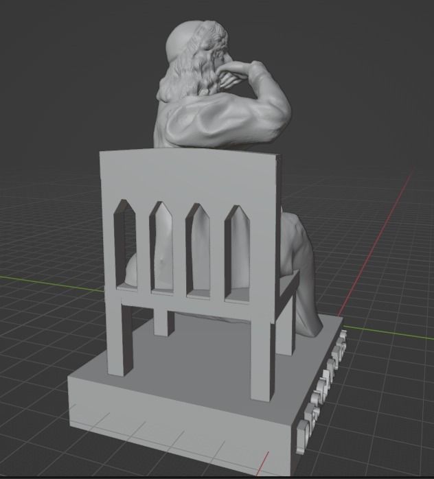Rene Descartes 3D model 3D printable | CGTrader