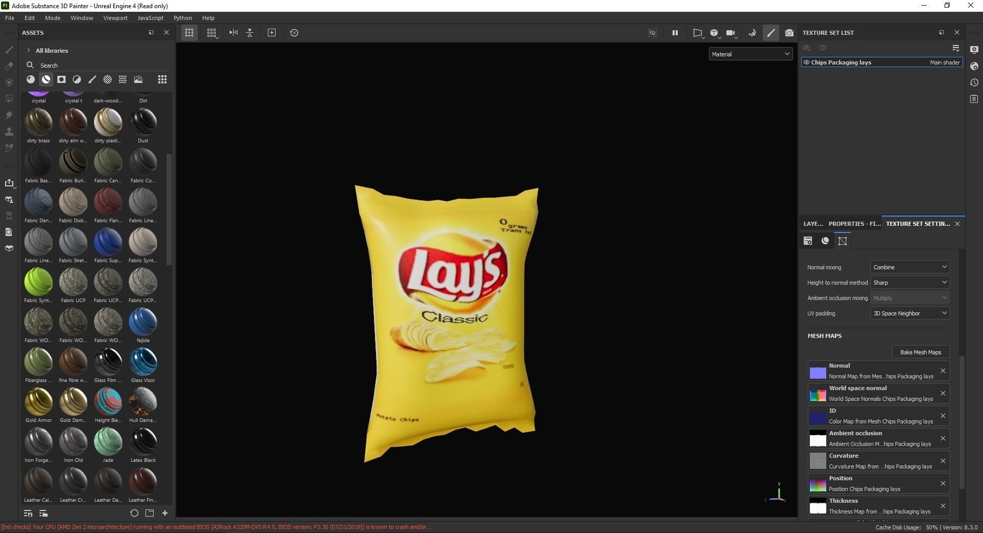 3d Model Chips Packaging Lays 3d Model Vr Ar Low Poly Cgtrader