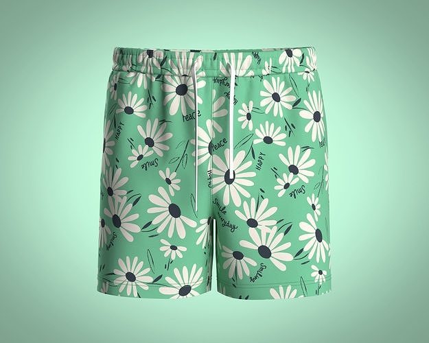 Mens Shorts Pant-Summer 3D model | CGTrader