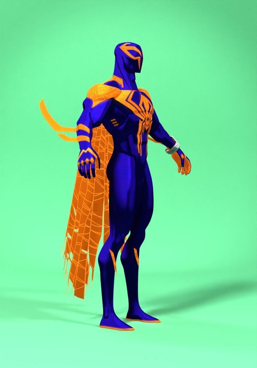 3D model Spider-man 2099 VR / AR / low-poly | CGTrader