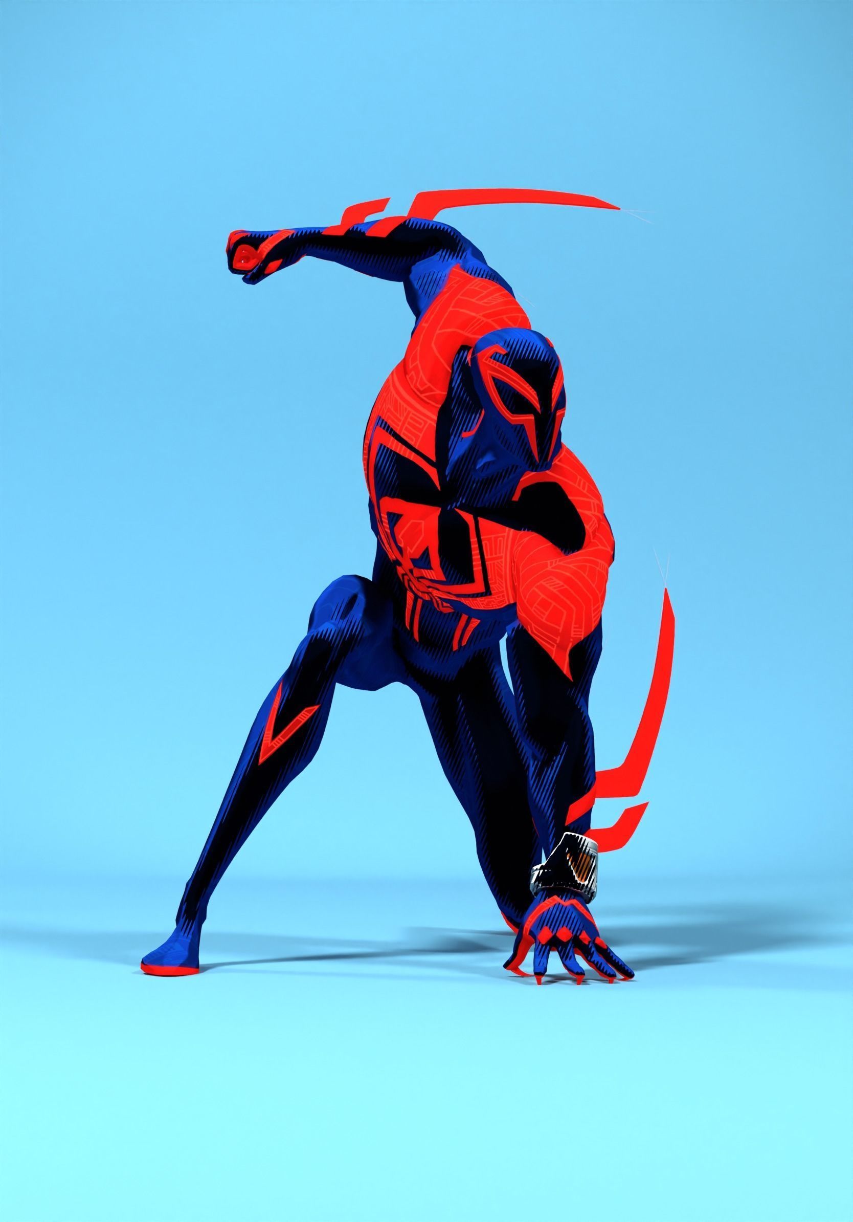3D model Spider-man 2099 VR / AR / low-poly | CGTrader