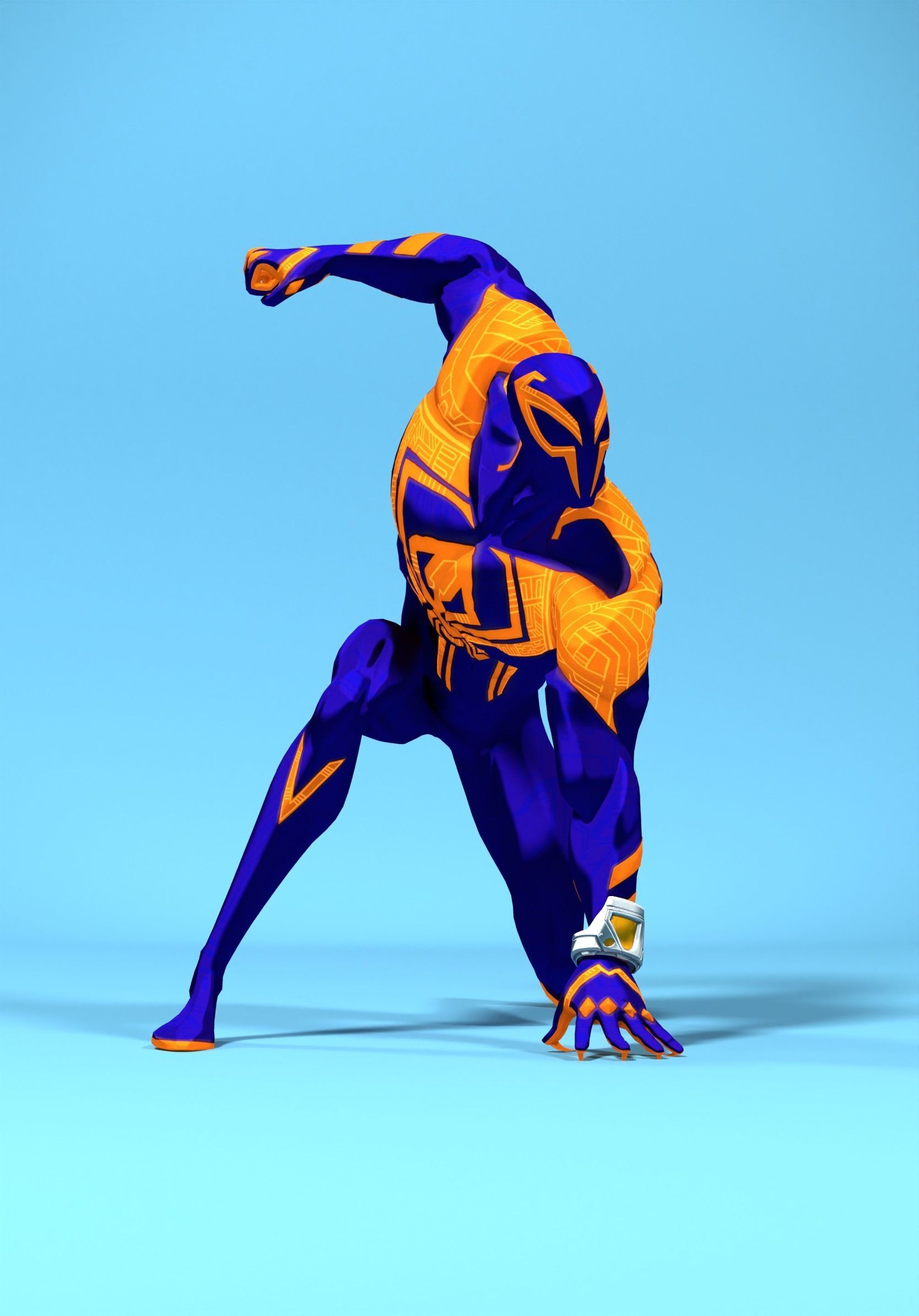 3D model Spider-man 2099 VR / AR / low-poly | CGTrader