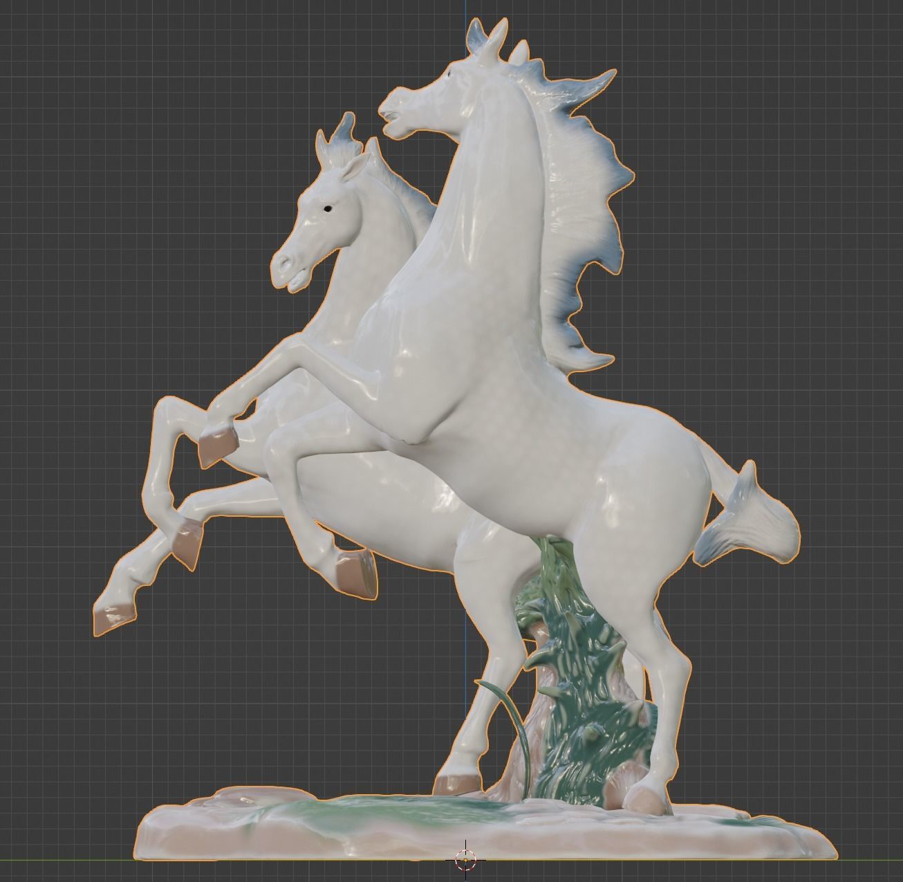 Miniature Sculptured Horses for 3D printing 3D model 3D printable ...