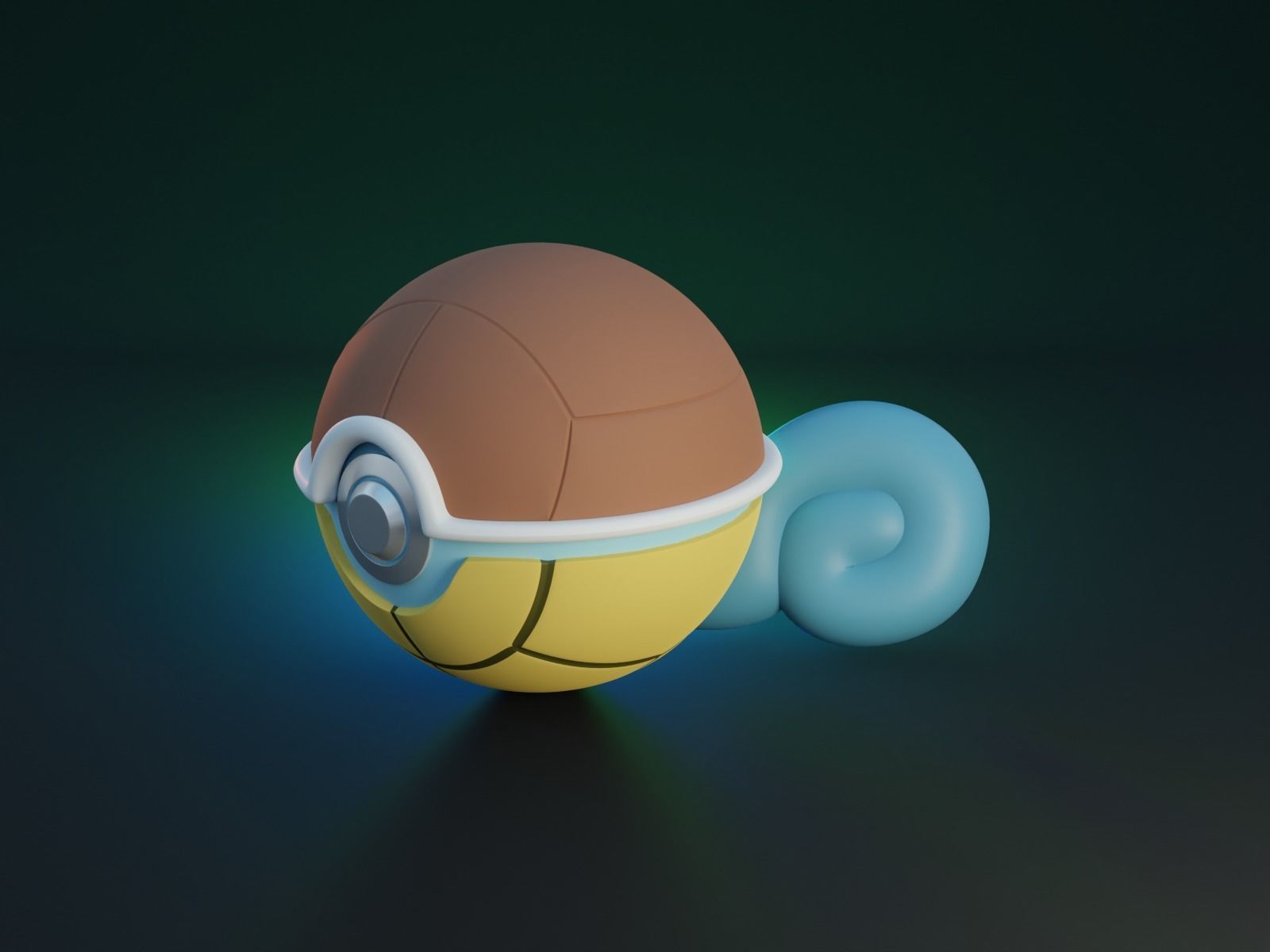 3D model Pokemon base pokeball free VR / AR / low-poly 3D model | CGTrader