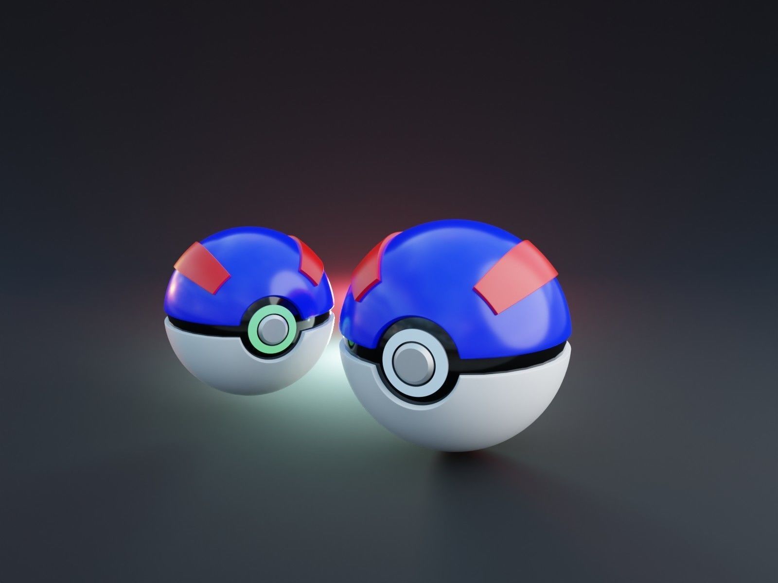 3D model Pokemon base pokeball free VR / AR / low-poly 3D model | CGTrader