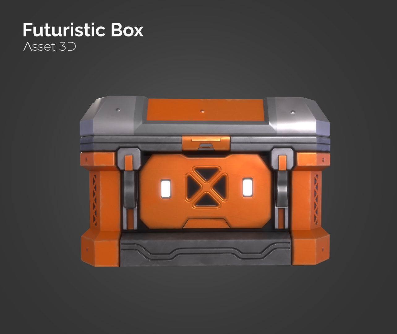 Futuristic Box free VR / AR / low-poly 3D model | CGTrader