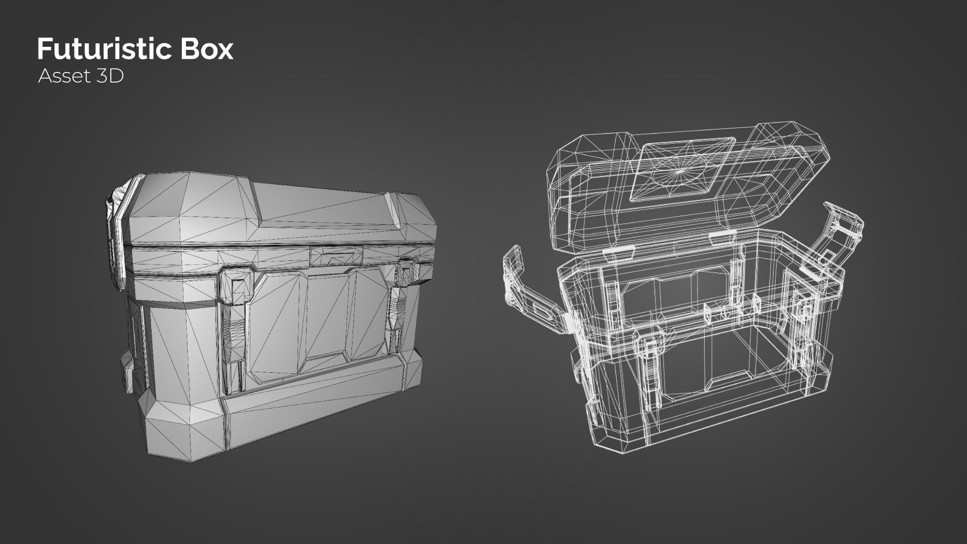 Futuristic Box free VR / AR / low-poly 3D model | CGTrader