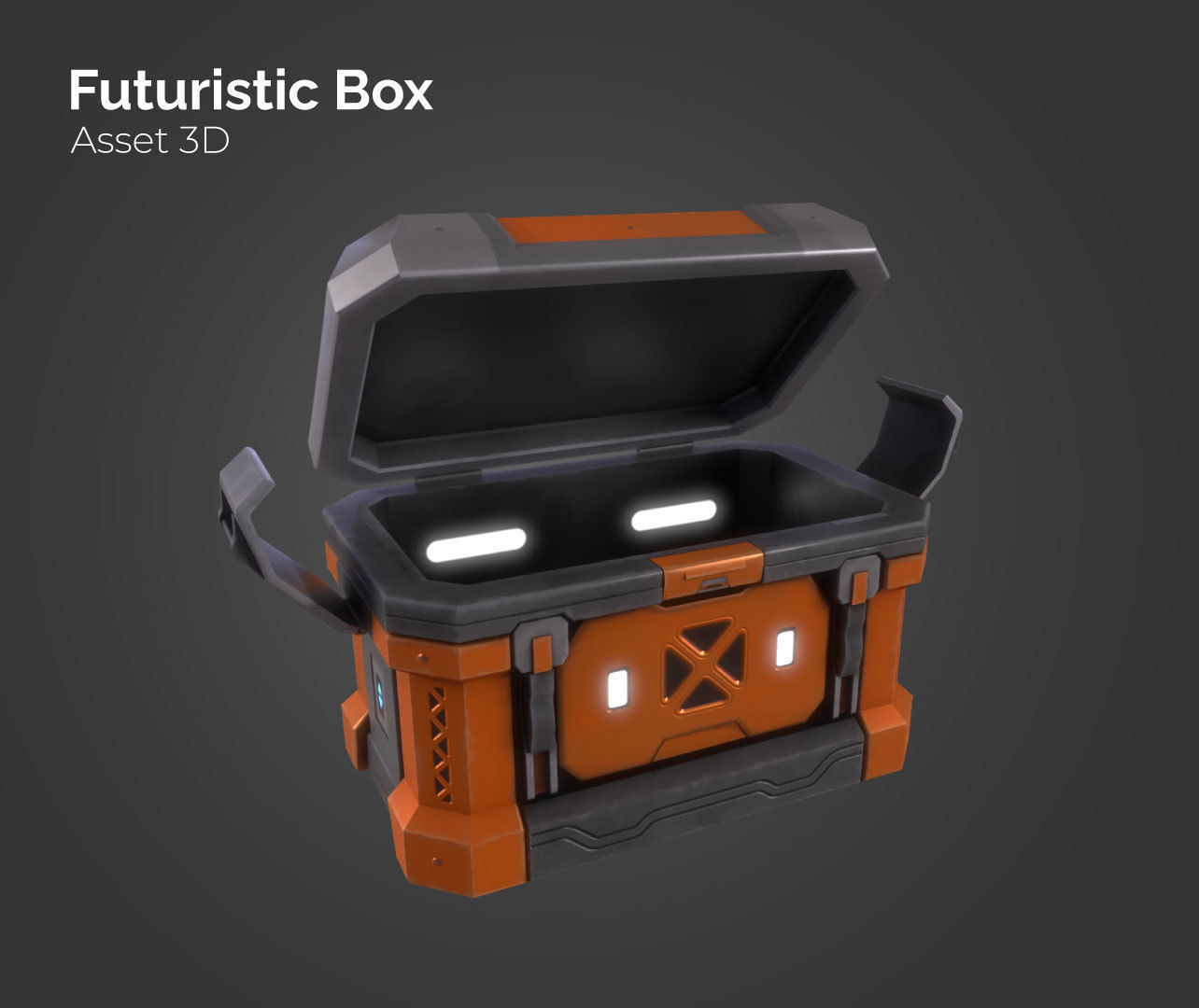 Futuristic Box free VR / AR / low-poly 3D model | CGTrader