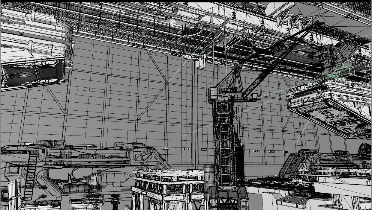 technology factory 3D model | CGTrader