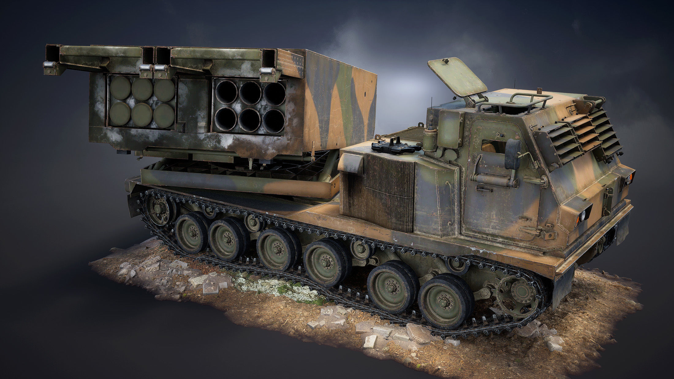 3D model M270 MLRS Game Ready VR / AR / low-poly | CGTrader