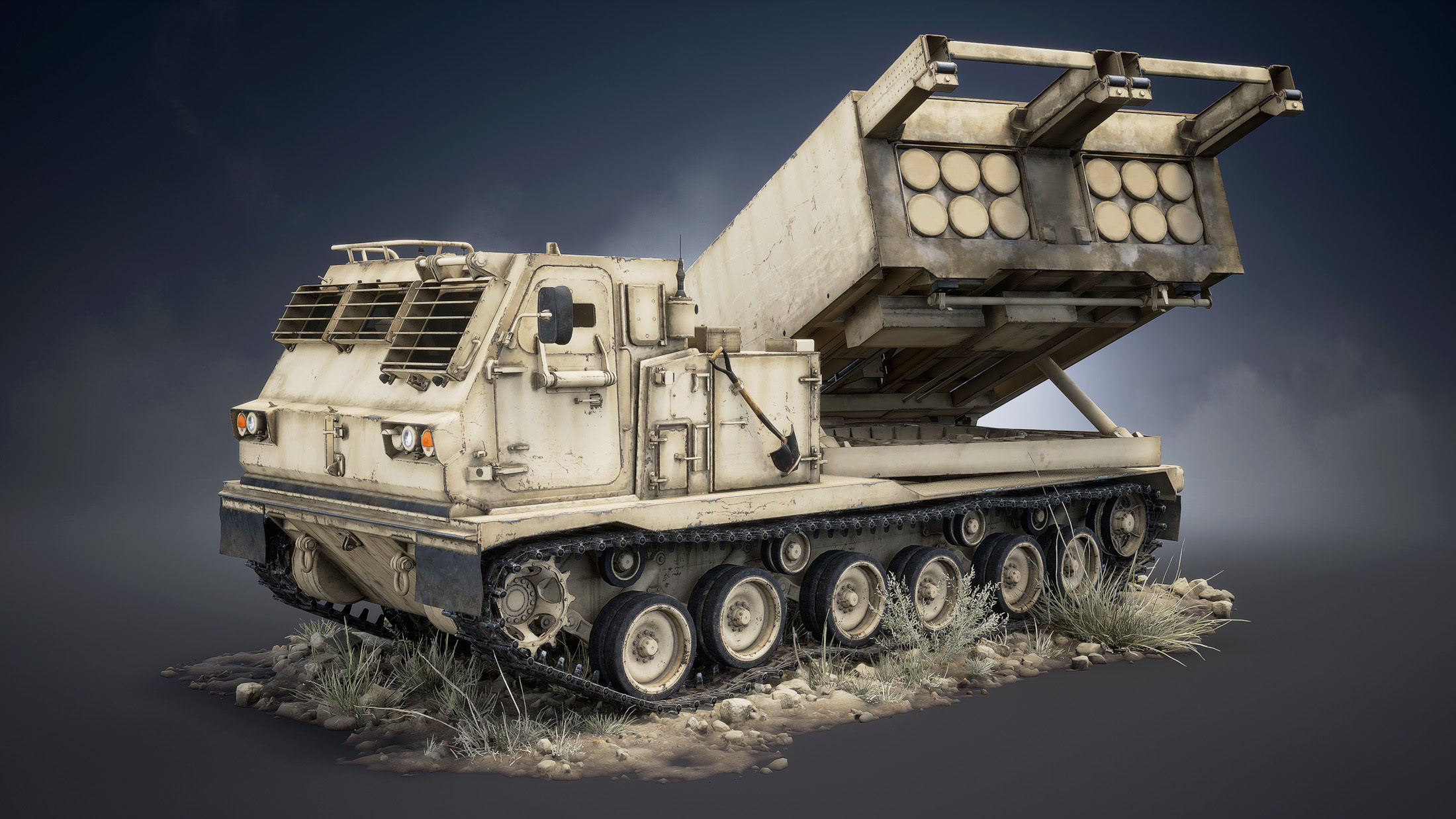 3D model M270 MLRS Game Ready VR / AR / low-poly | CGTrader