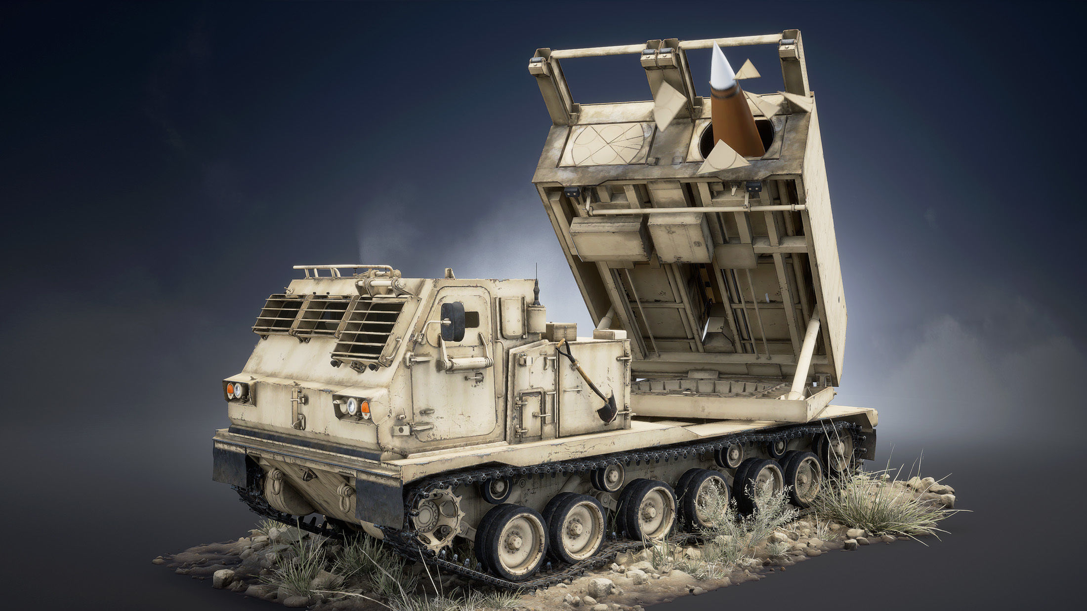 3D model M270 MLRS Game Ready VR / AR / low-poly | CGTrader