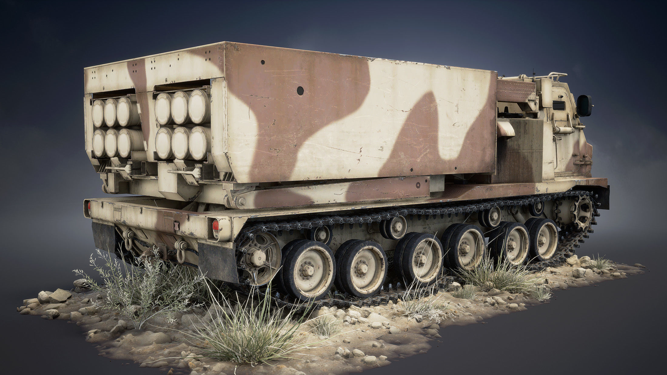 3D model M270 MLRS Game Ready VR / AR / low-poly | CGTrader
