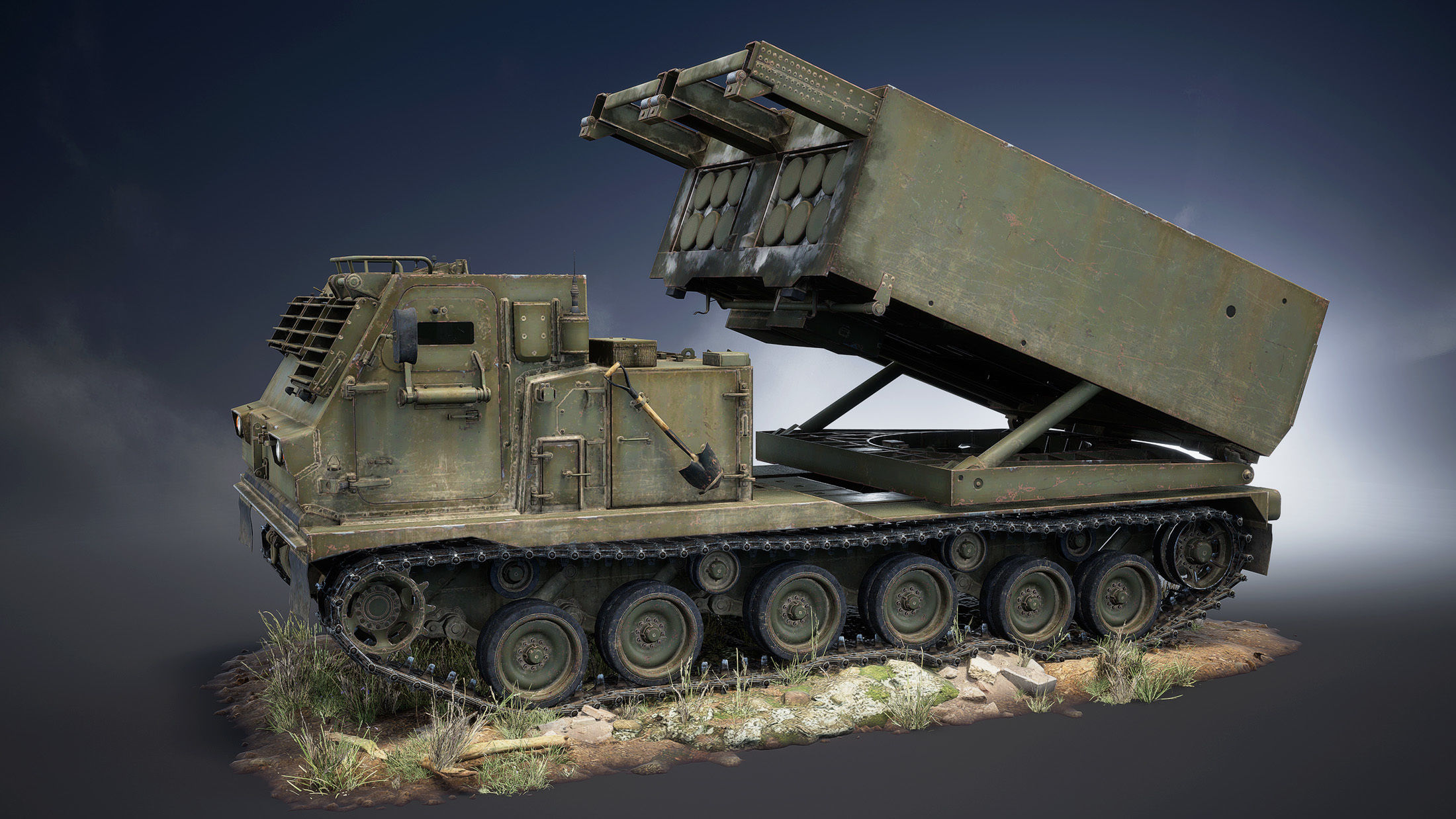 3D model M270 MLRS Game Ready VR / AR / low-poly | CGTrader