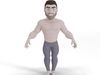 3D model Gigachad 3D character VR / AR / low-poly | CGTrader