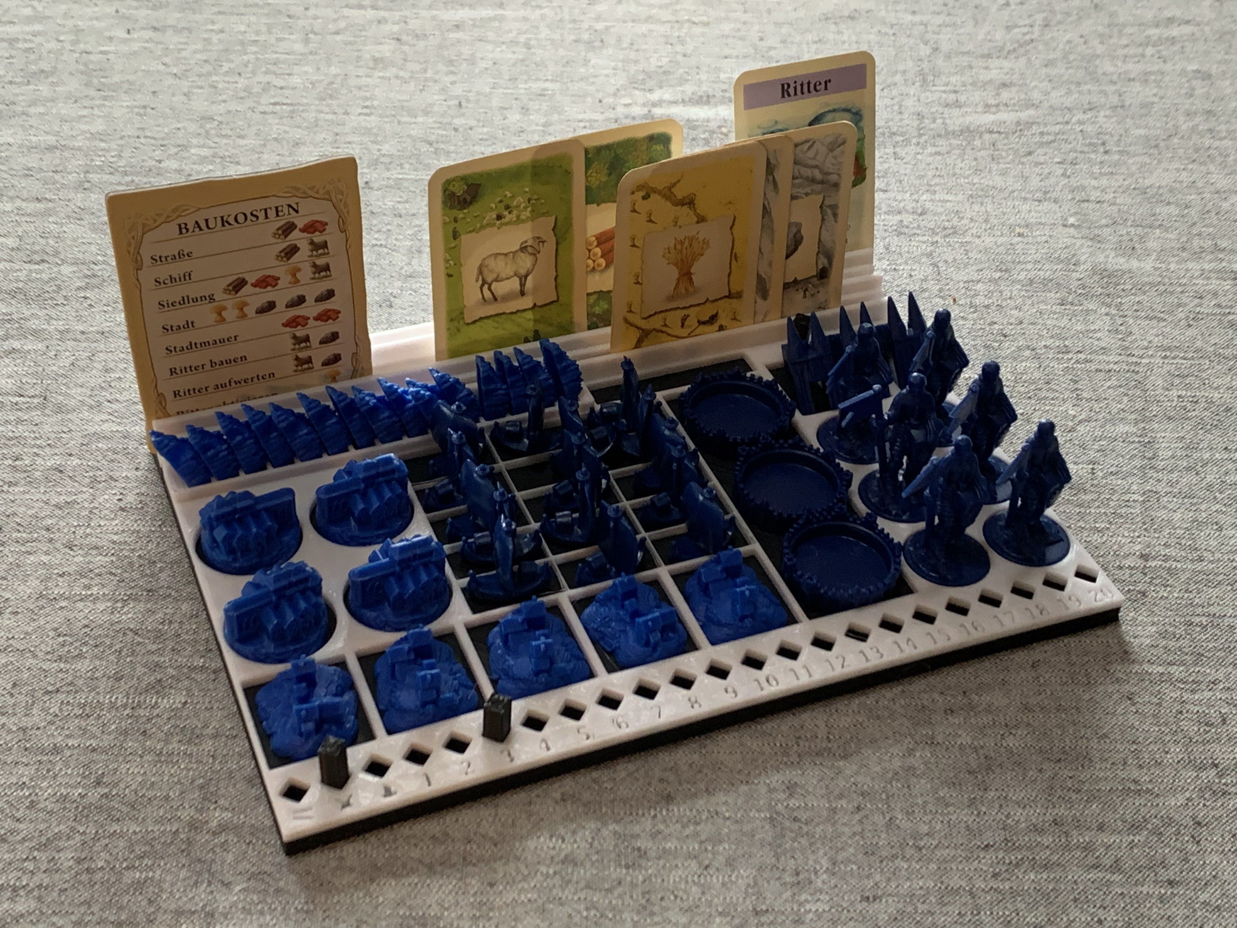 Catan Player Organizer 3D model 3D printable | CGTrader