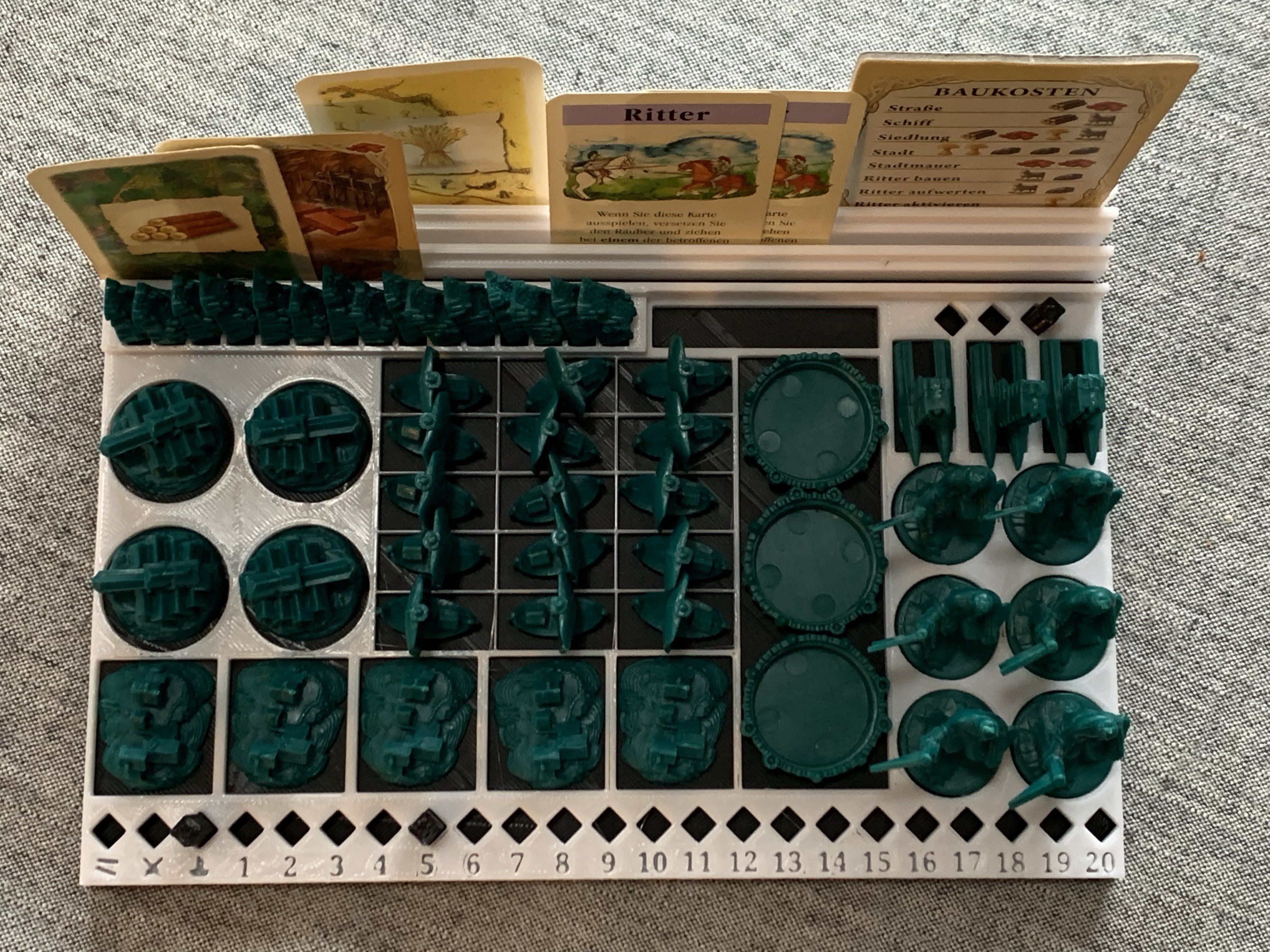 Catan Player Organizer 3D model 3D printable | CGTrader