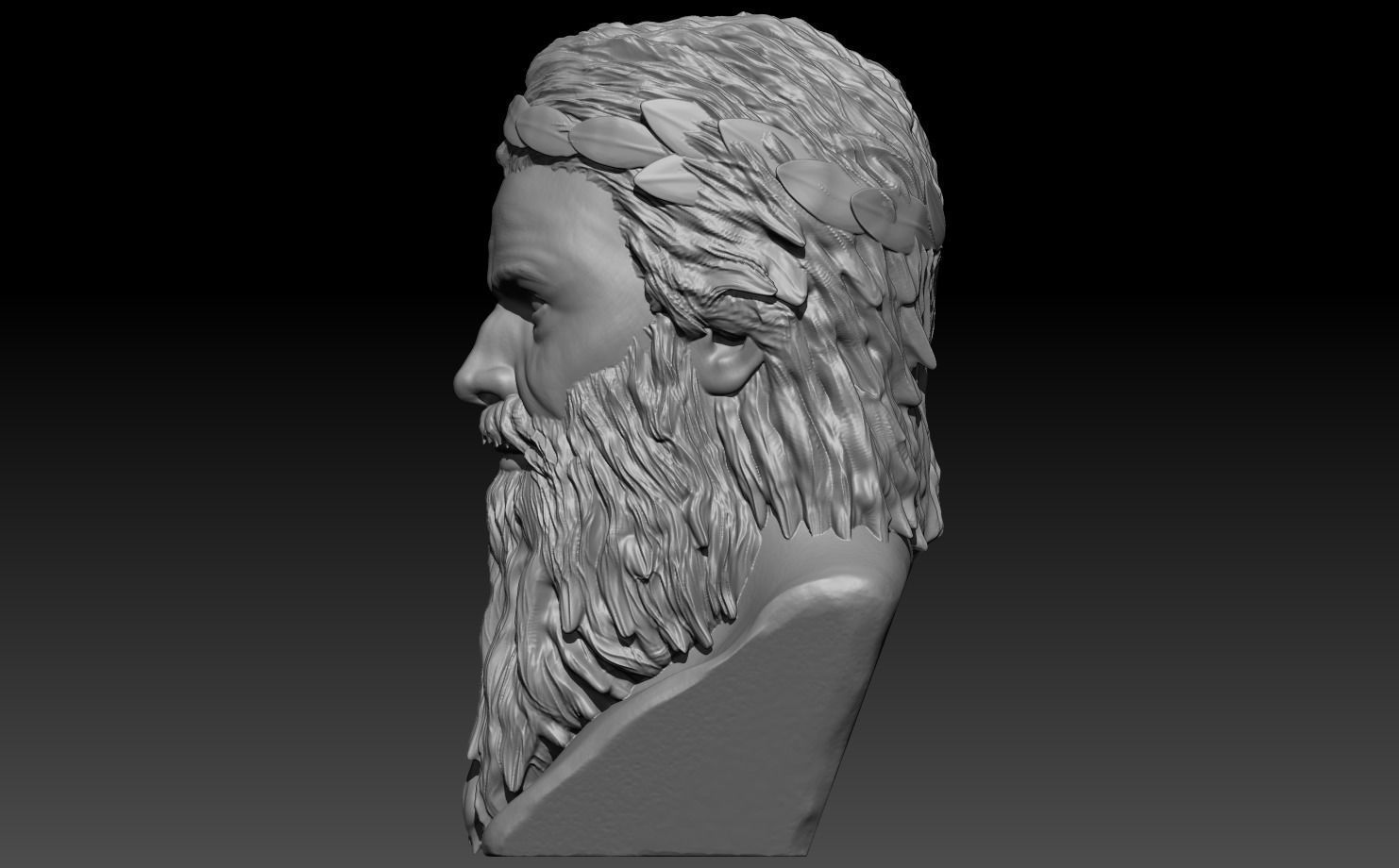 Zeus Bust - 3D Print Model 3D model 3D printable | CGTrader