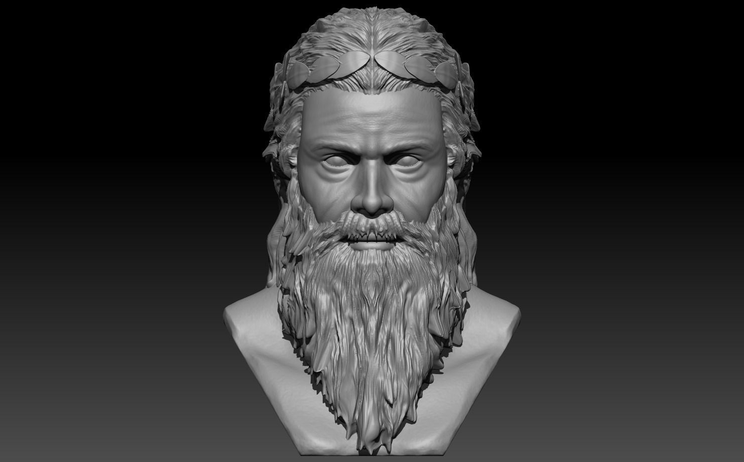Zeus Bust - 3D Print Model 3D model 3D printable | CGTrader