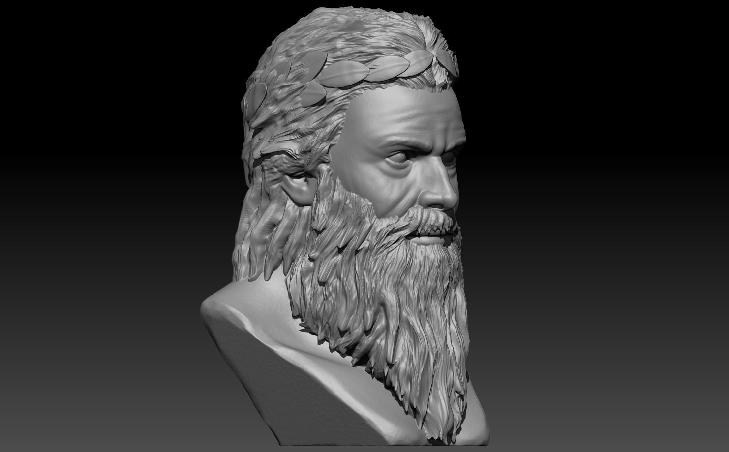 Zeus Bust - 3D Print Model 3D model 3D printable | CGTrader