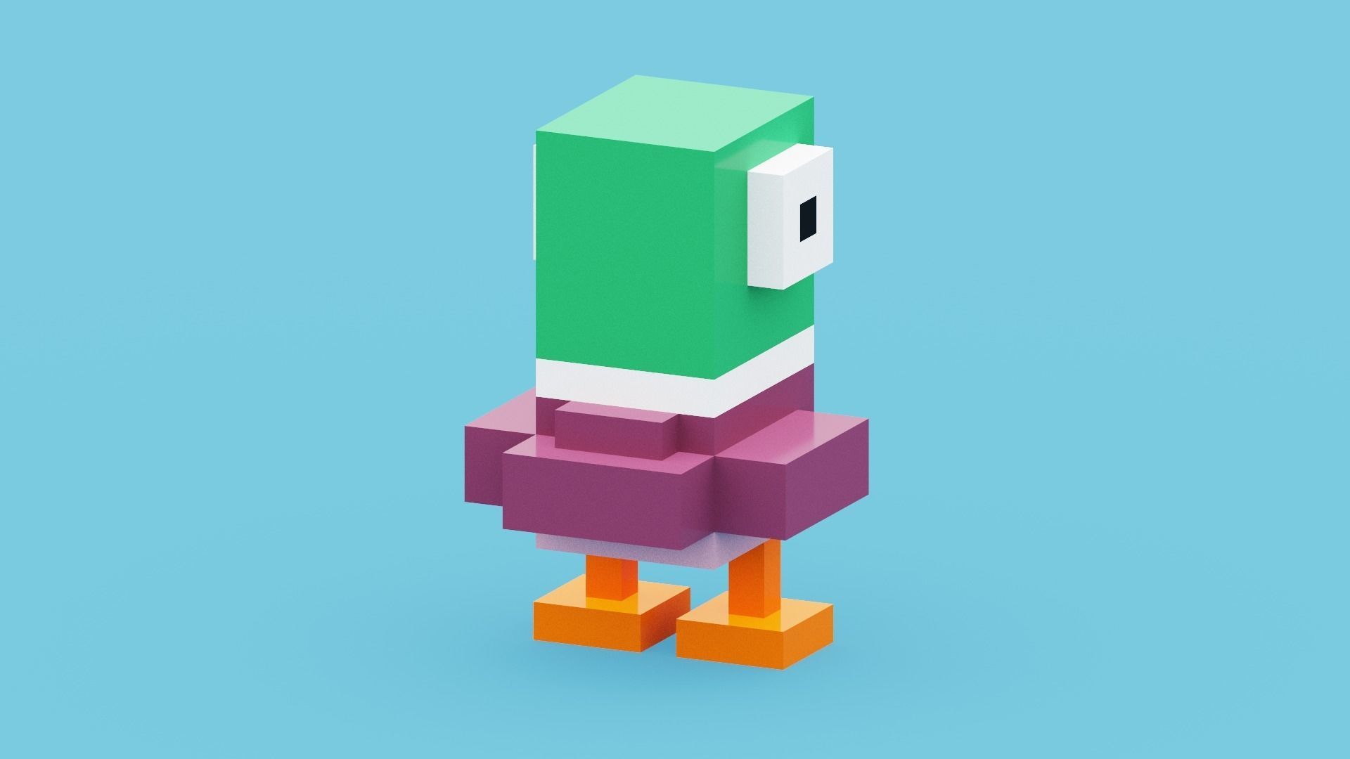 3D model Minecraft Duck VR / AR / low-poly | CGTrader