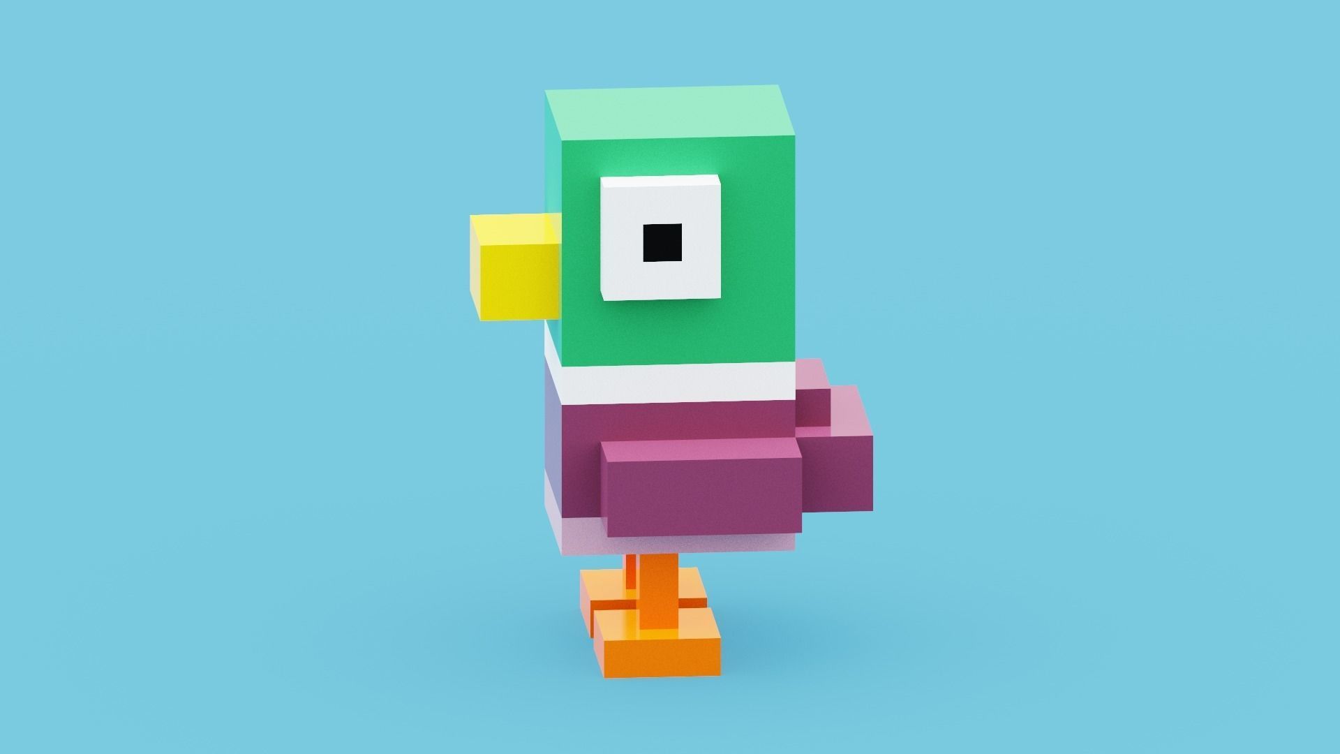 3D model Minecraft Duck VR / AR / low-poly | CGTrader