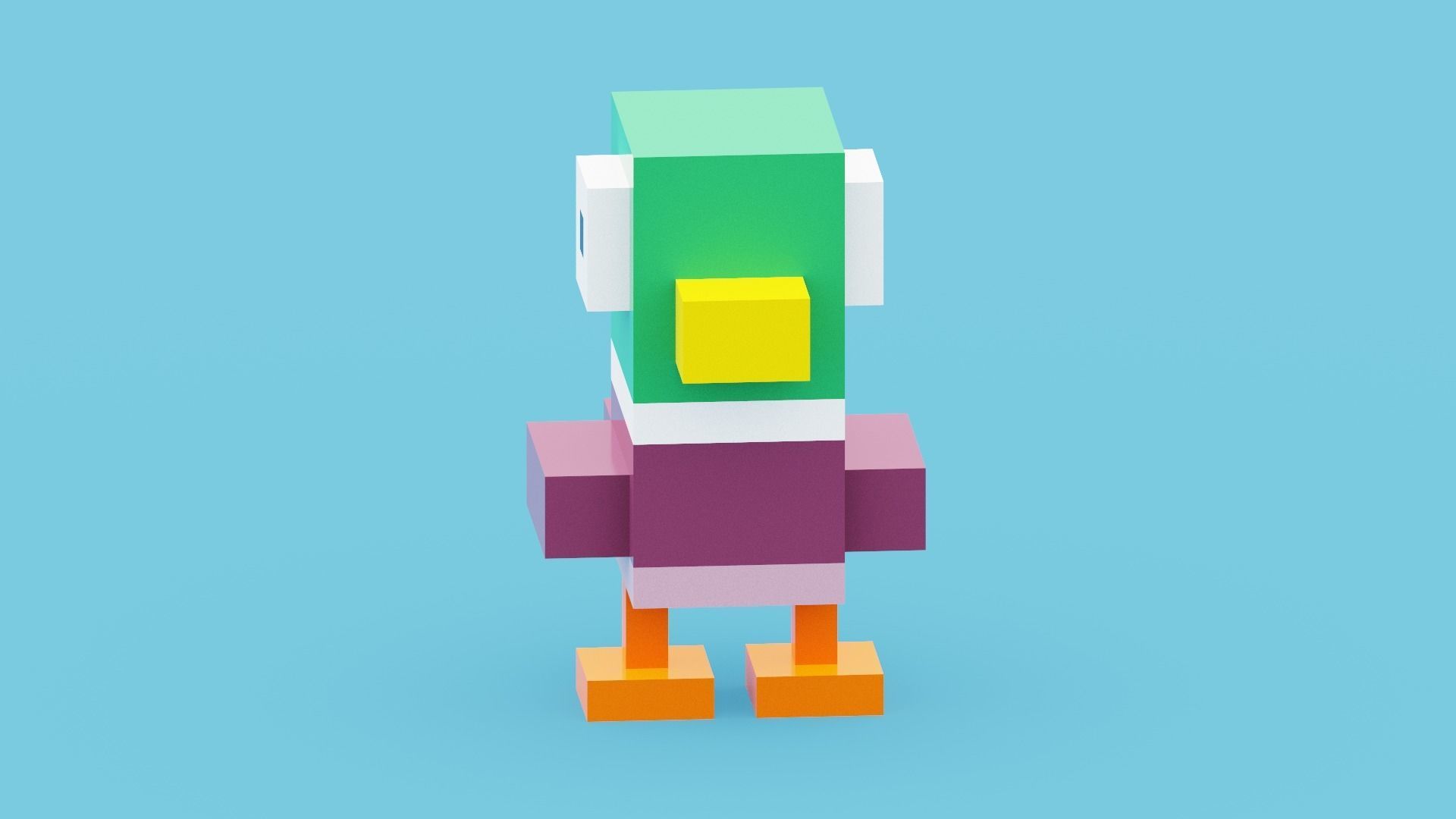 3D model Minecraft Duck VR / AR / low-poly | CGTrader