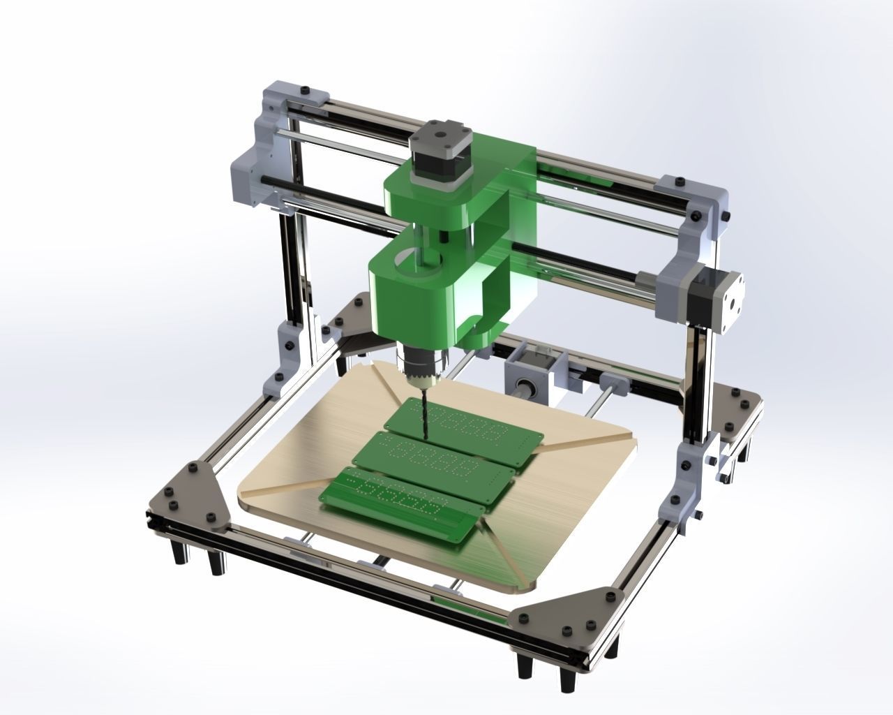 Solidworks Desktop Milling Design 3D model | CGTrader