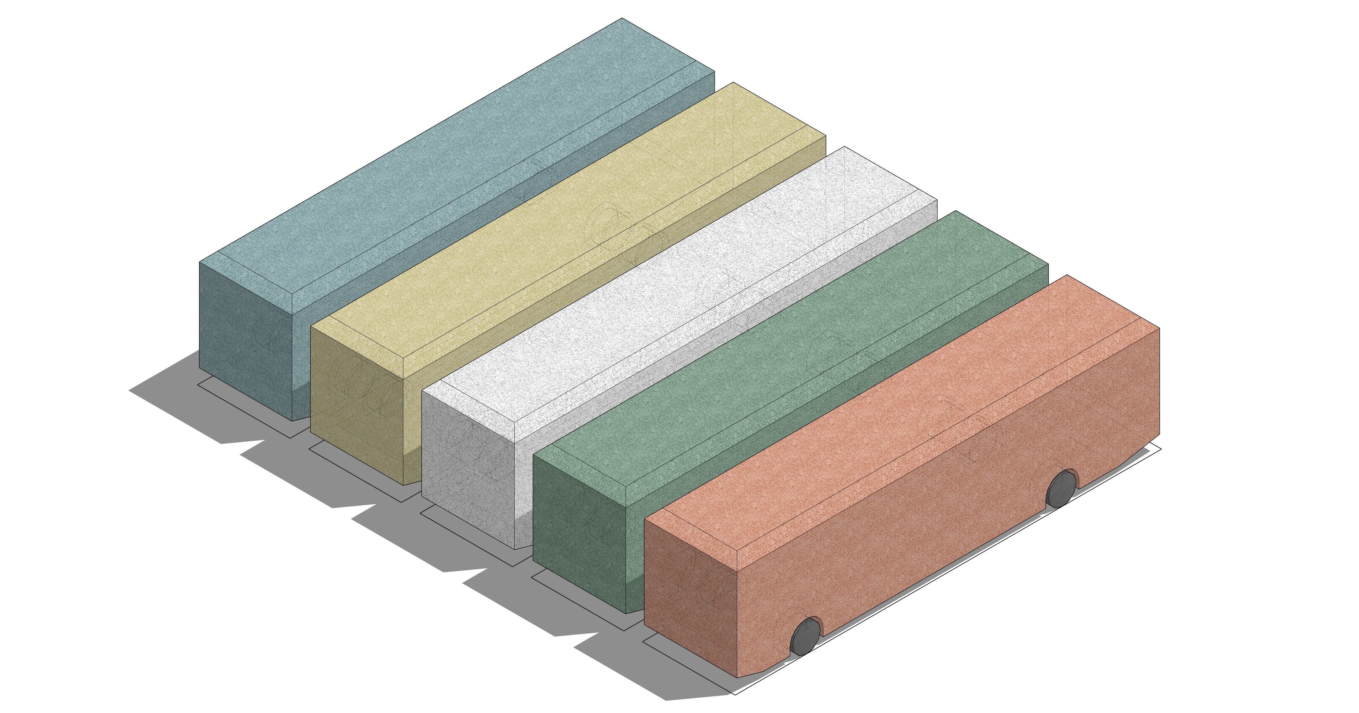 Simple Big Bus 3D model | CGTrader