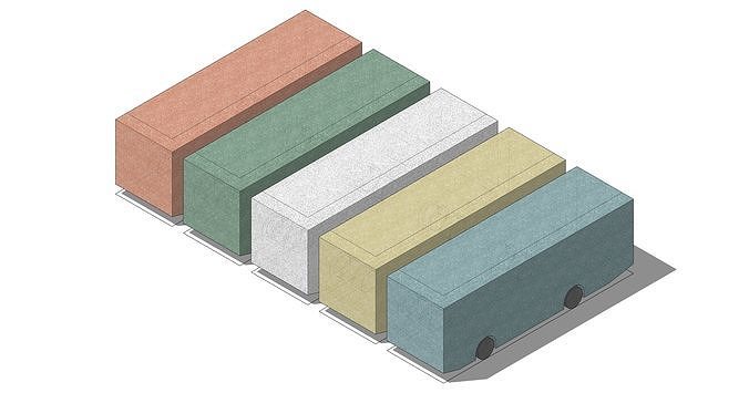Simple Bus 3D model | CGTrader