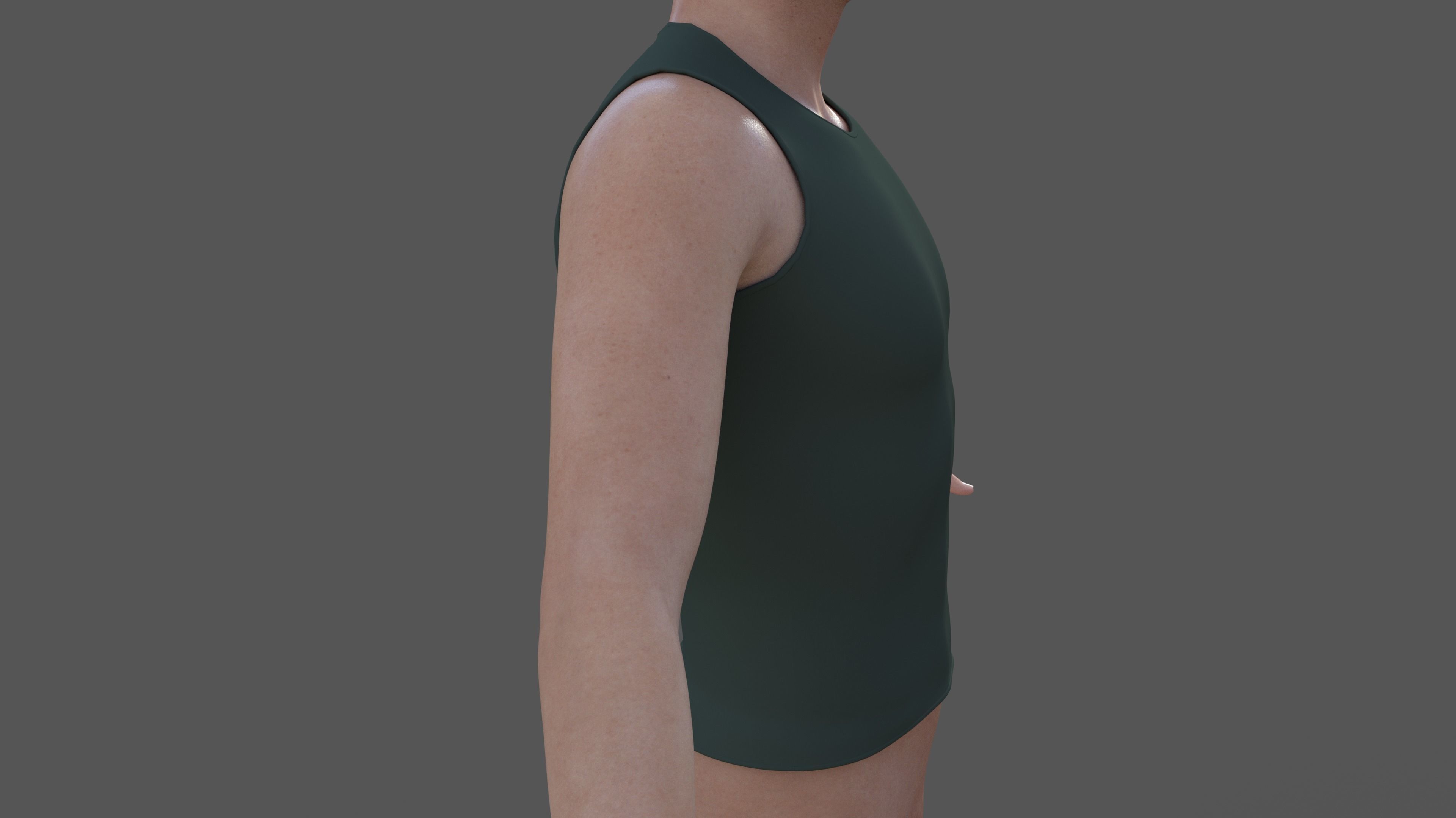 Simple Sport Tank Top free VR / AR / low-poly 3D model | CGTrader