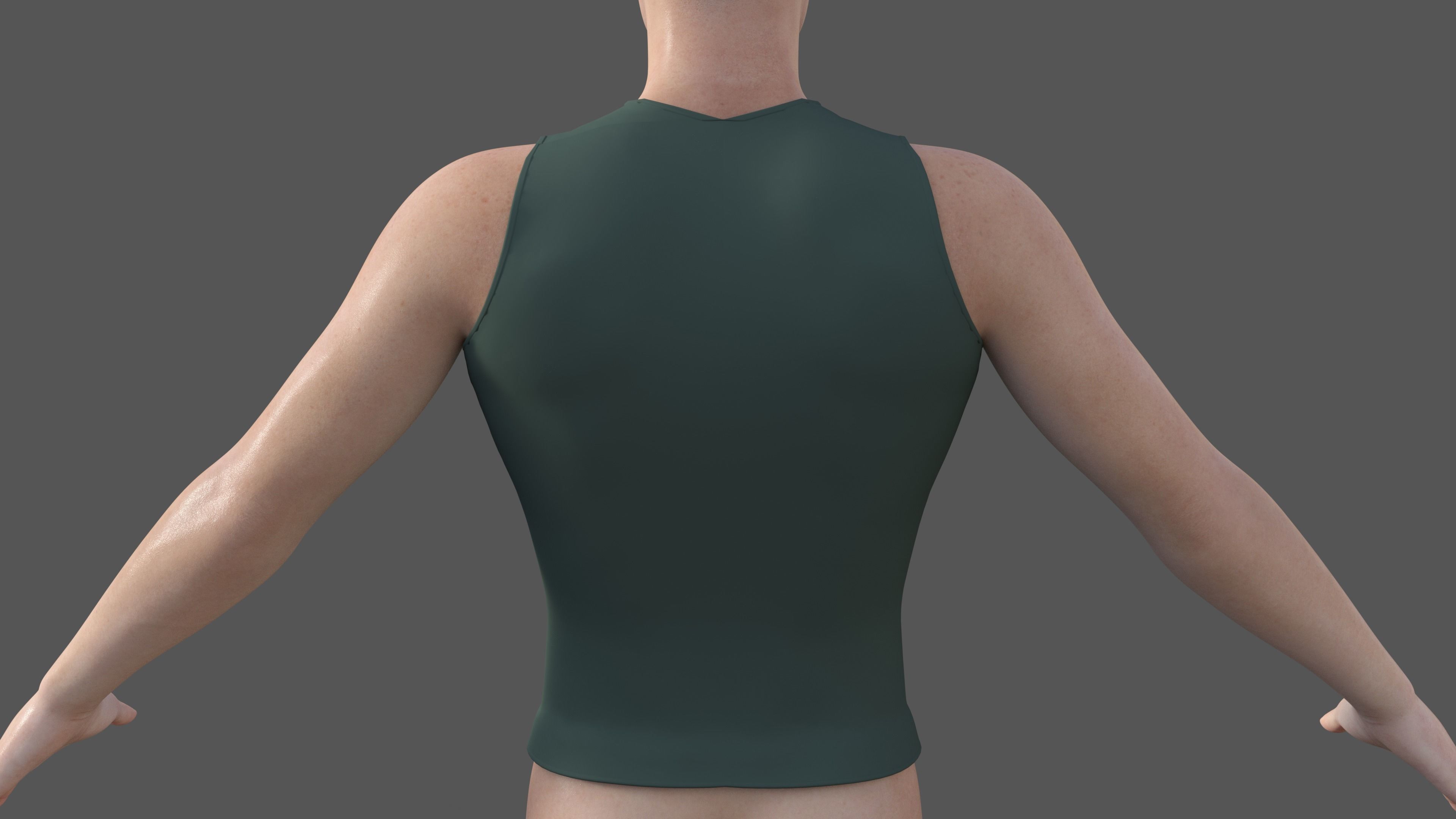 Simple Sport Tank Top free VR / AR / low-poly 3D model | CGTrader