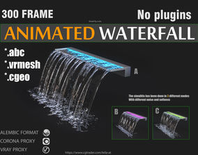 Animated Cascade 3D Models | CGTrader