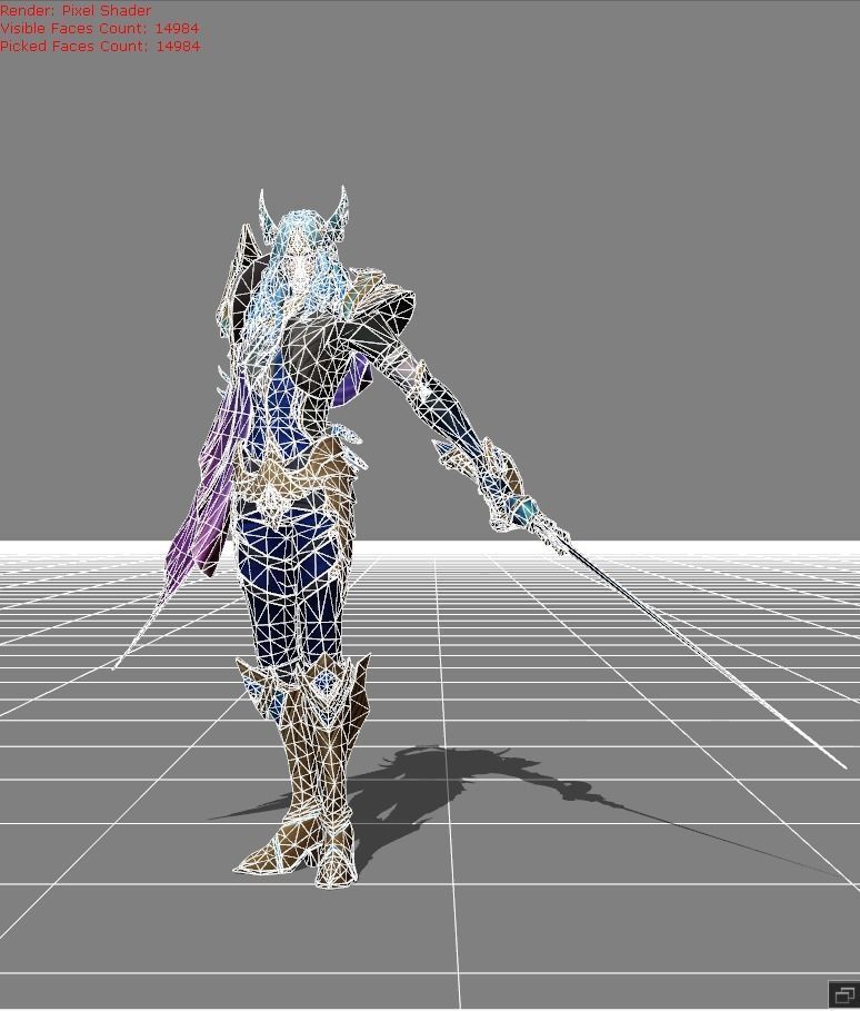 3D model Lancelot Pisces skin VR / AR / low-poly | CGTrader