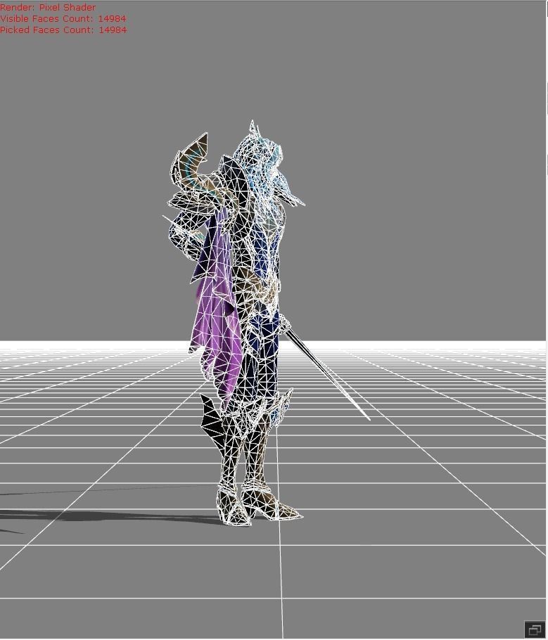 3D model Lancelot Pisces skin VR / AR / low-poly | CGTrader