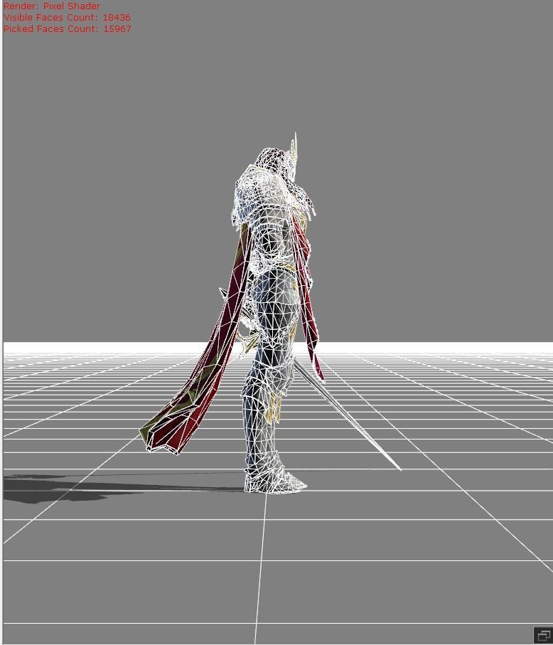 3D model Lancelot Floral Knight VR / AR / low-poly | CGTrader