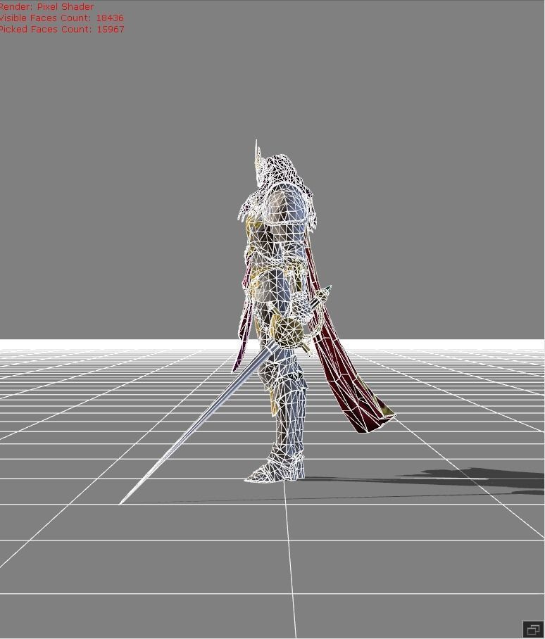 3D model Lancelot Floral Knight VR / AR / low-poly | CGTrader