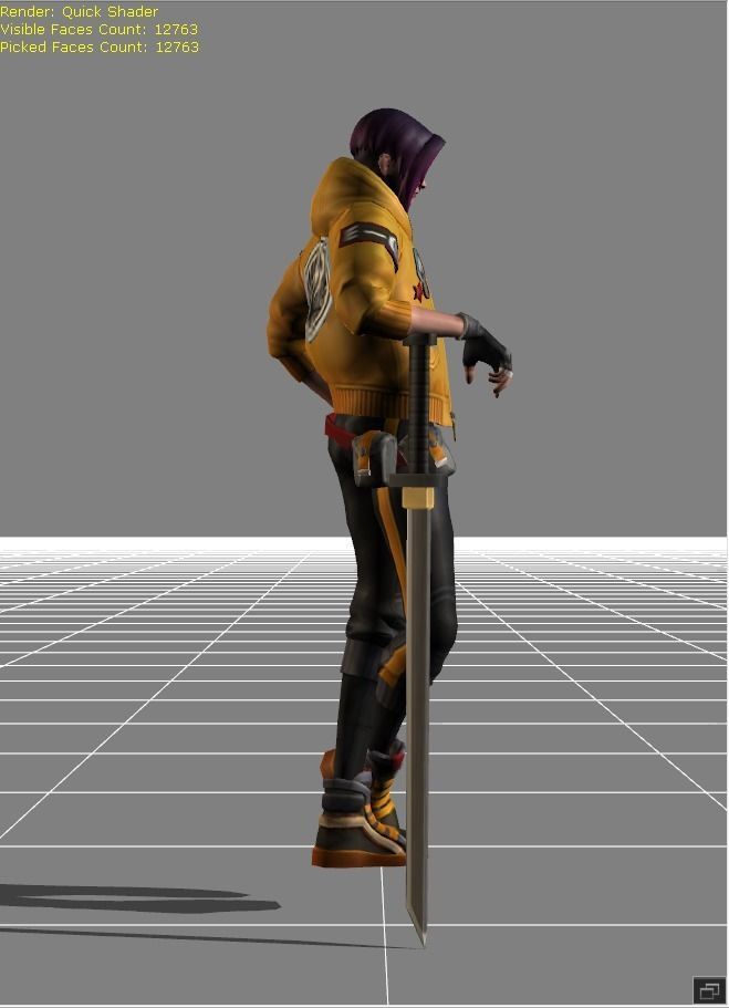 3D model Ling Street Punk VR / AR / low-poly | CGTrader