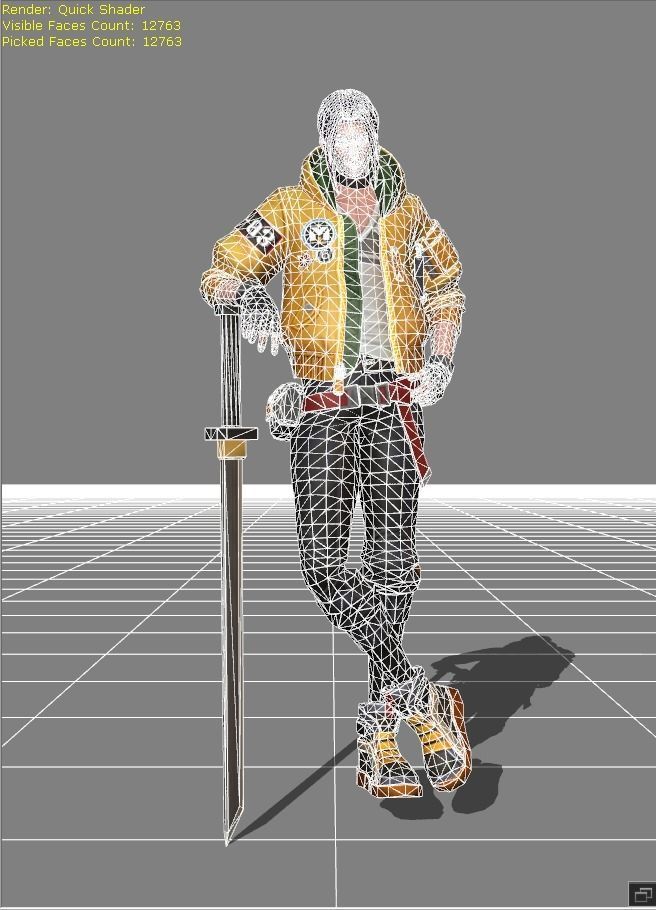 3D model Ling Street Punk VR / AR / low-poly | CGTrader
