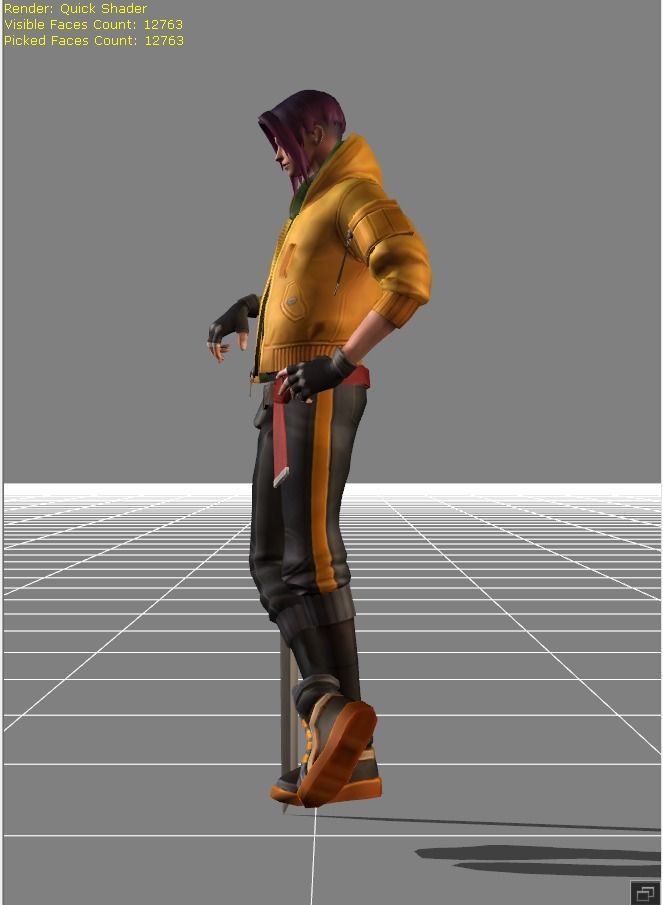 3D model Ling Street Punk VR / AR / low-poly | CGTrader